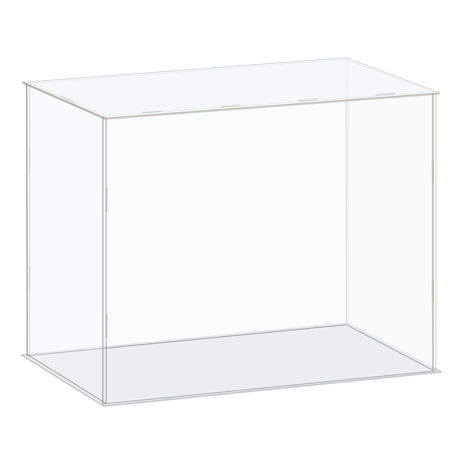Uxcell Display Case Box, Acrylic Box, Dustproof Protection Showcase ...