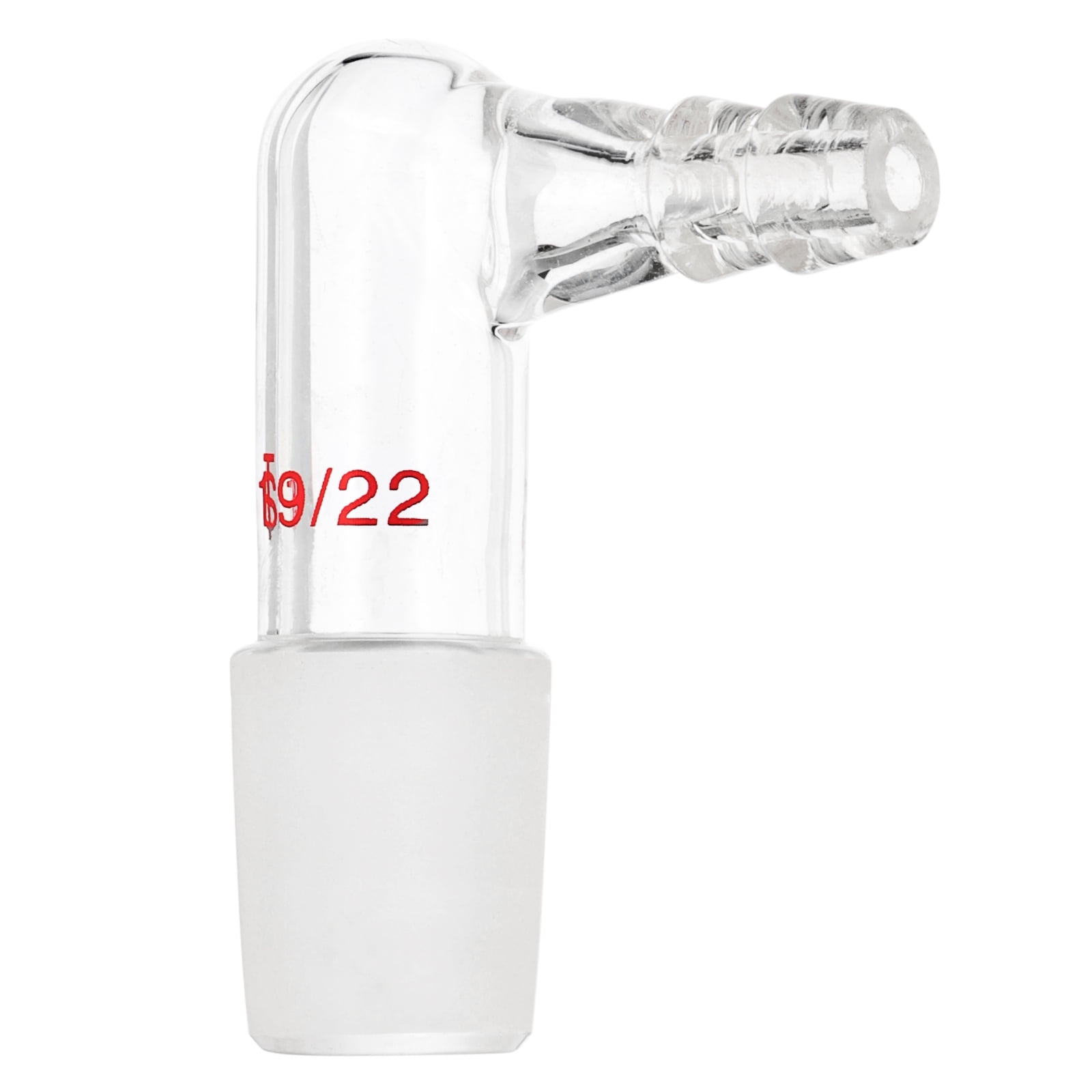 Uxcell Distillation Adapter, 90 Degree 19/22 Borosilicate Glass Outer ...