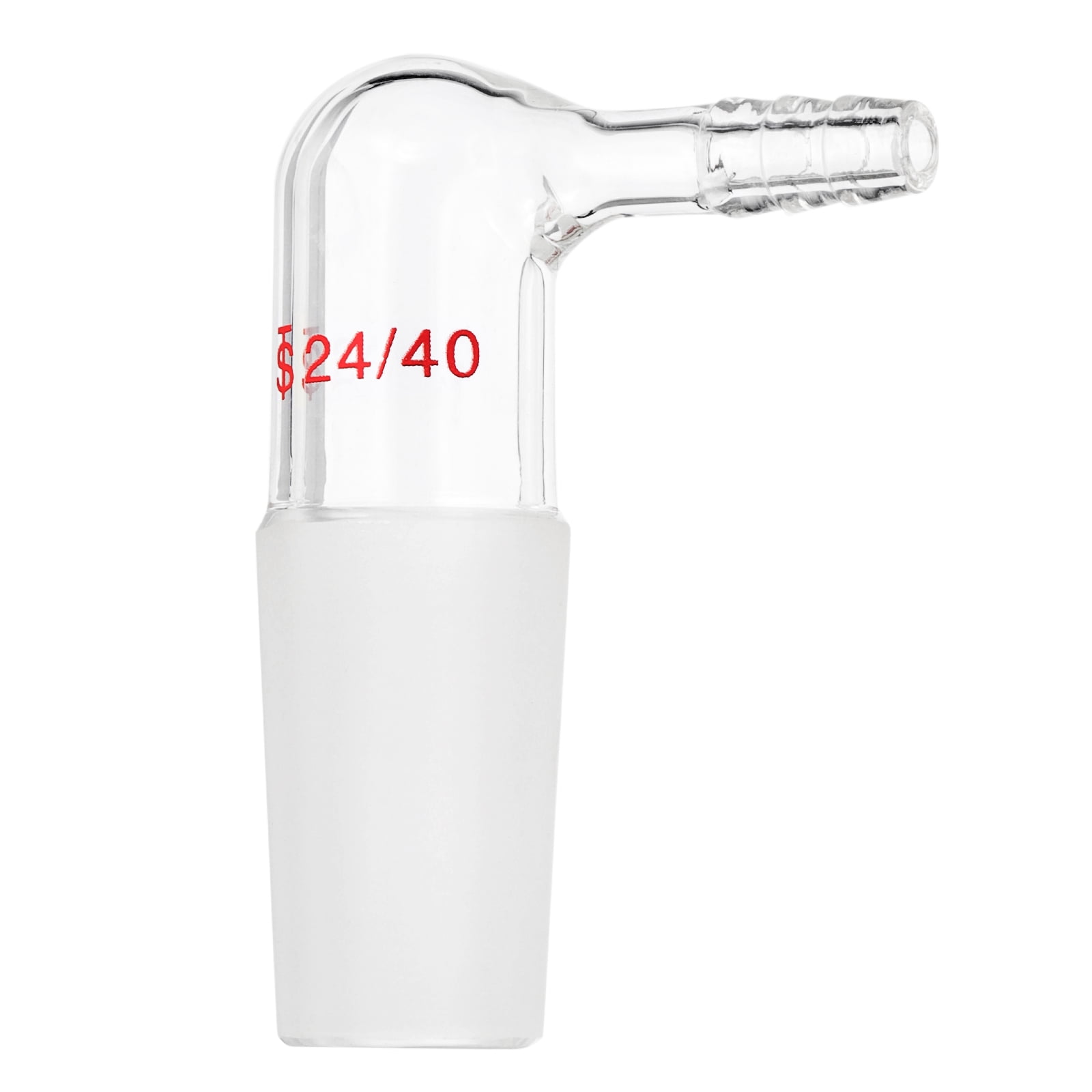 Uxcell Distillation Adapter, 90 Degree 24/40 Borosilicate Glass Outer ...