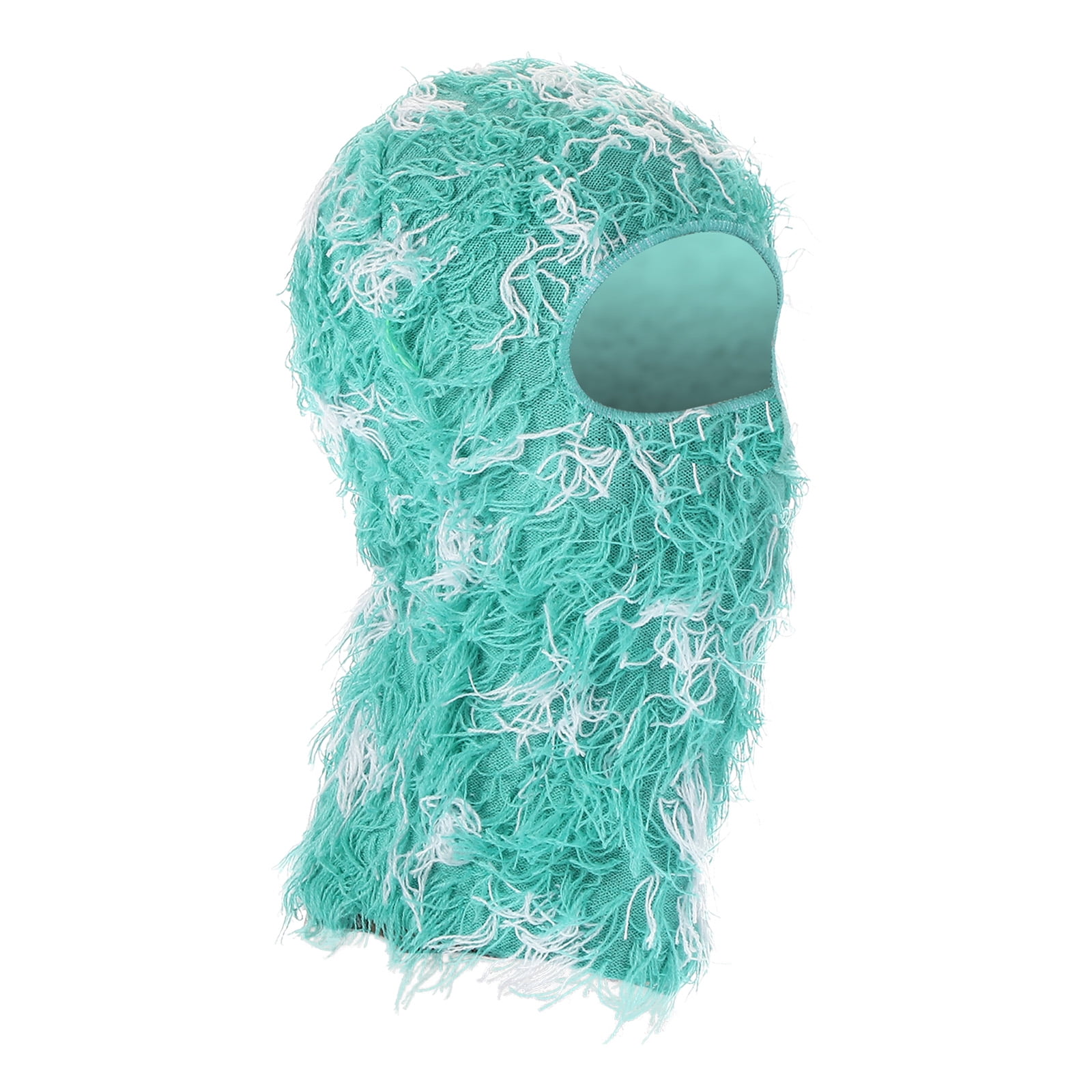 Uxcell Fuzzy Distressed Balaclava Ski Mask Camo Knitted Full Face Cover ...