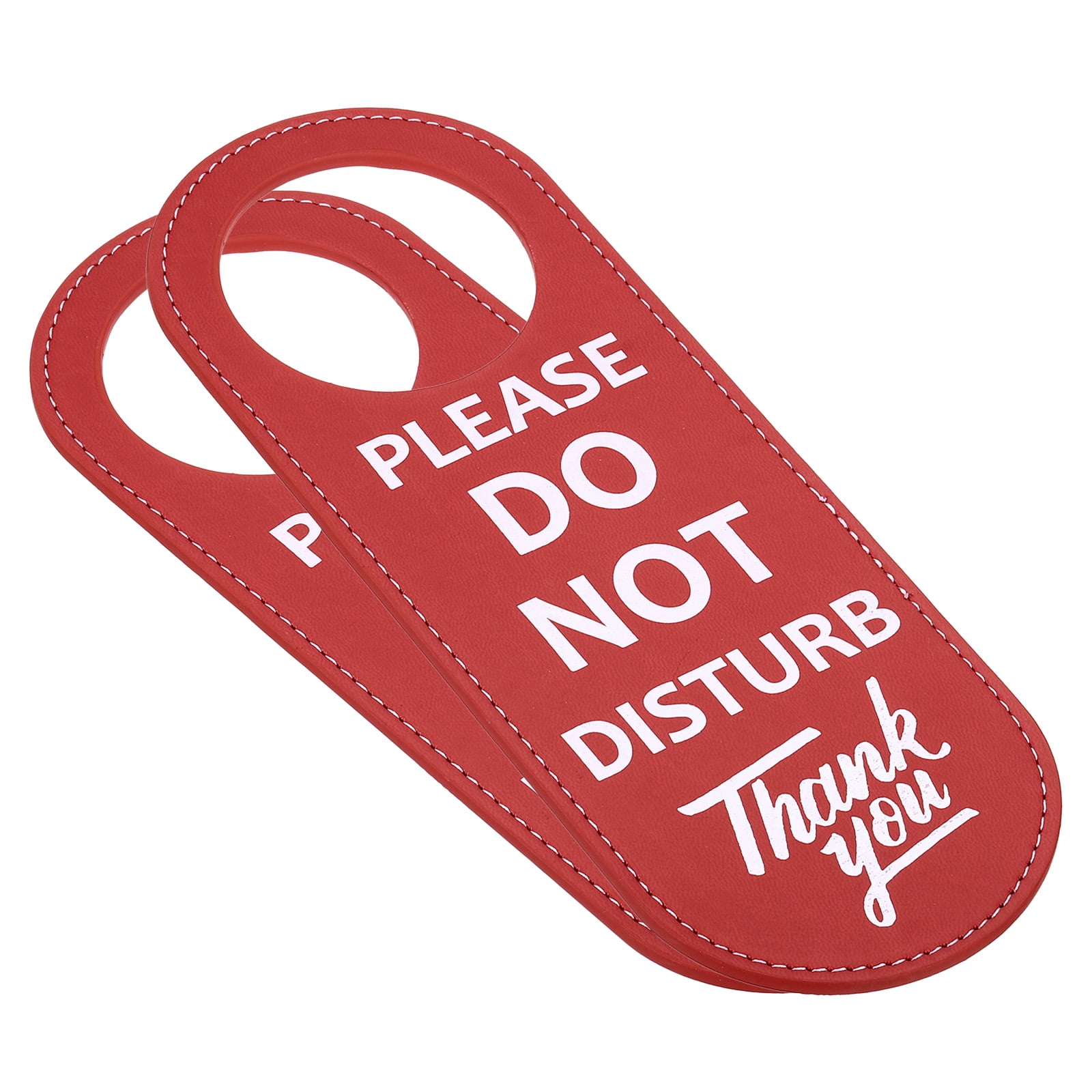 Uxcell Do Not Disturb Door Hang Sign Double Sided Privacy Sign Red 2 ...