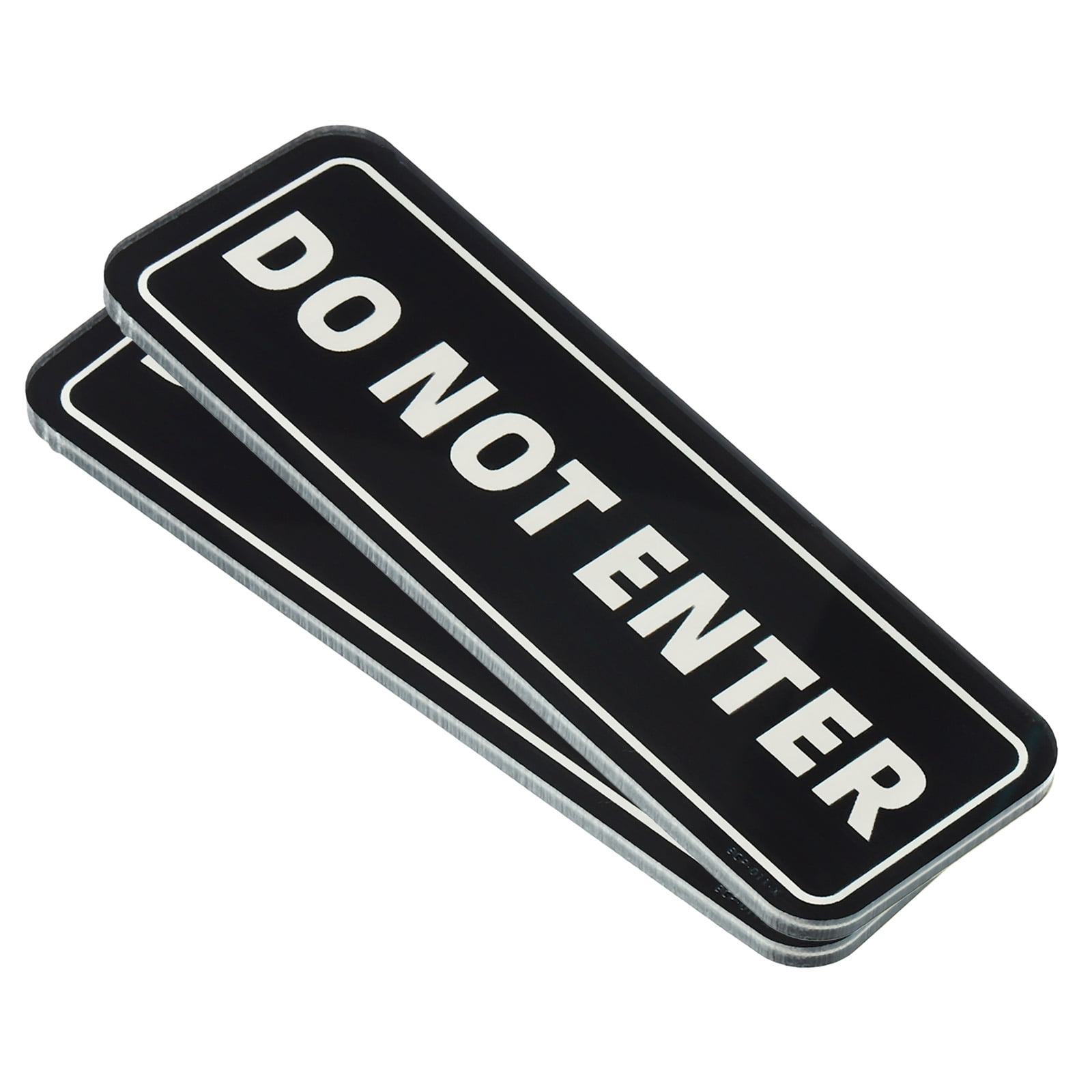 Uxcell Do Not Enter Sign 6"x2" Self Adhesive Door Information Sticker 2 ...