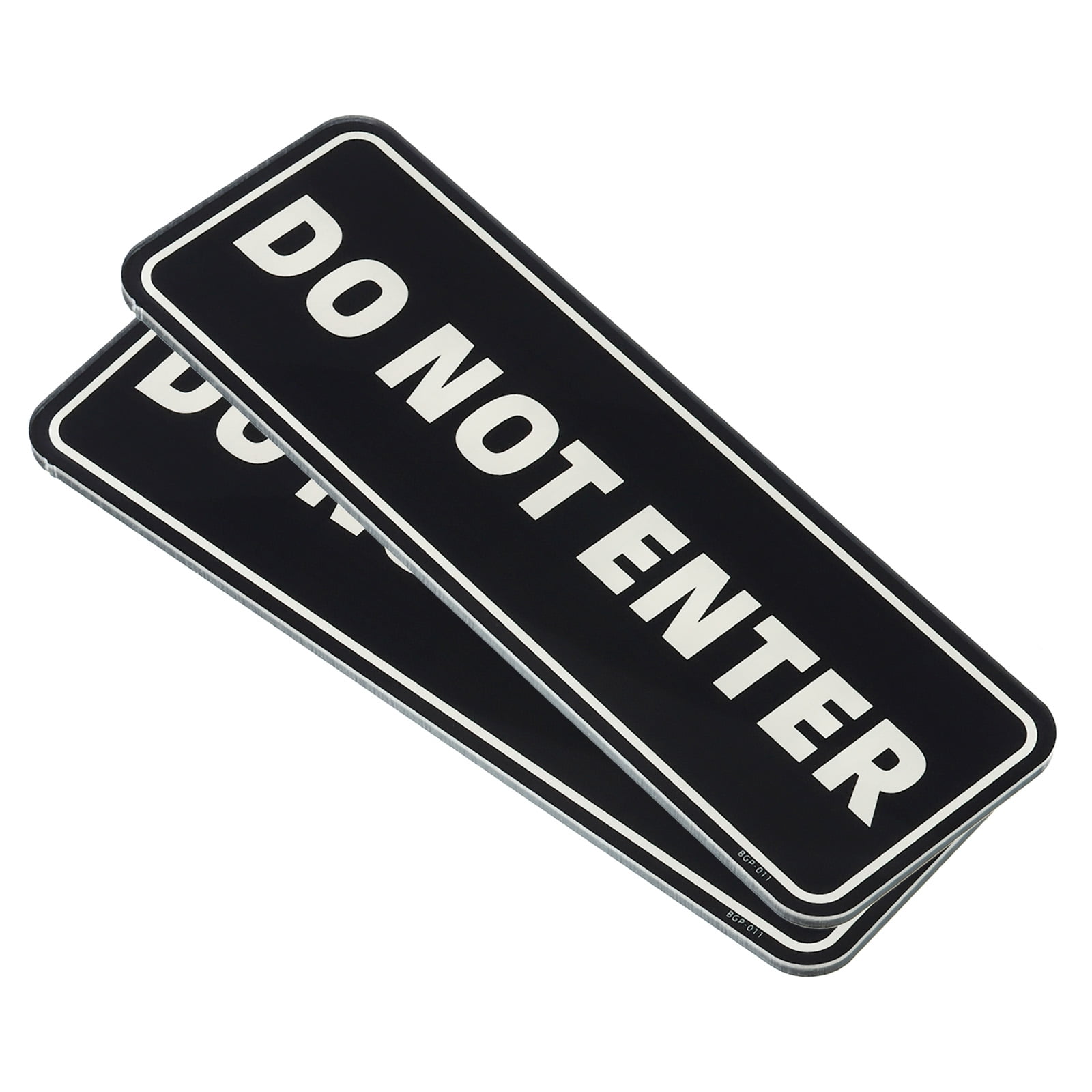 Uxcell Do Not Enter Sign 9"x3" Self Adhesive Door Information Sticker 2 ...
