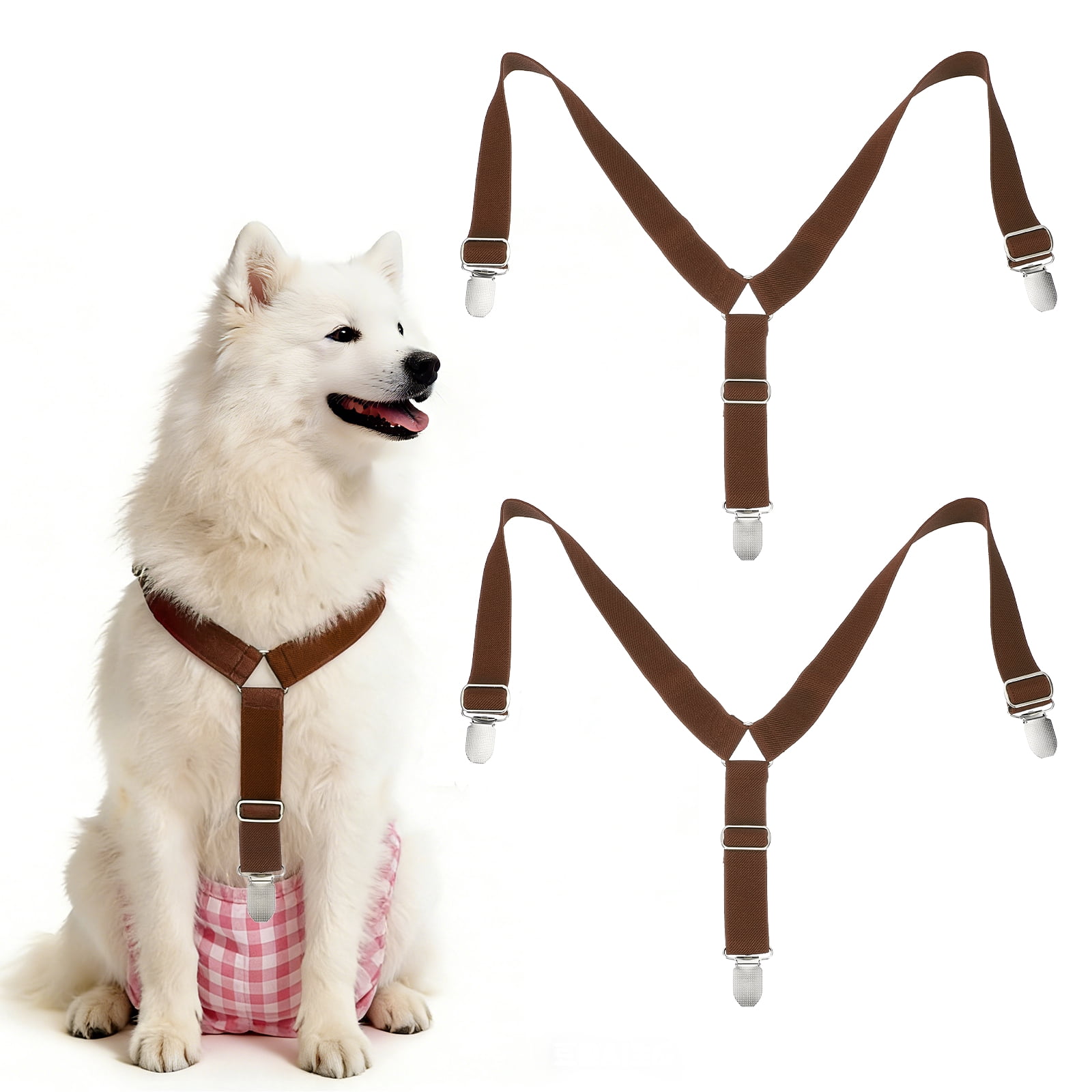 Uxcell Dog Diapers Suspenders, Pet Diapers Keeper, Suspender for Dog ...