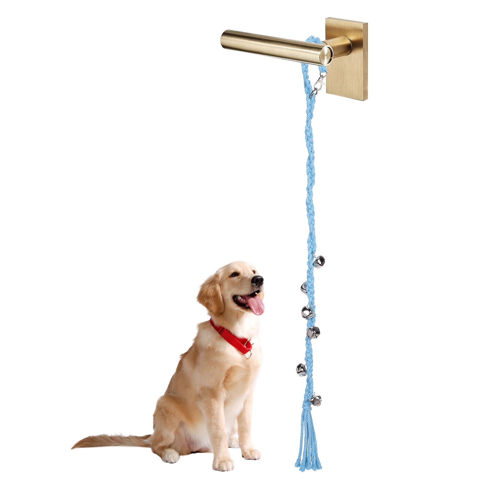 Uxcell Dog Hanging Doorbells, Adjustable Durable Braided Rope, Iron ...