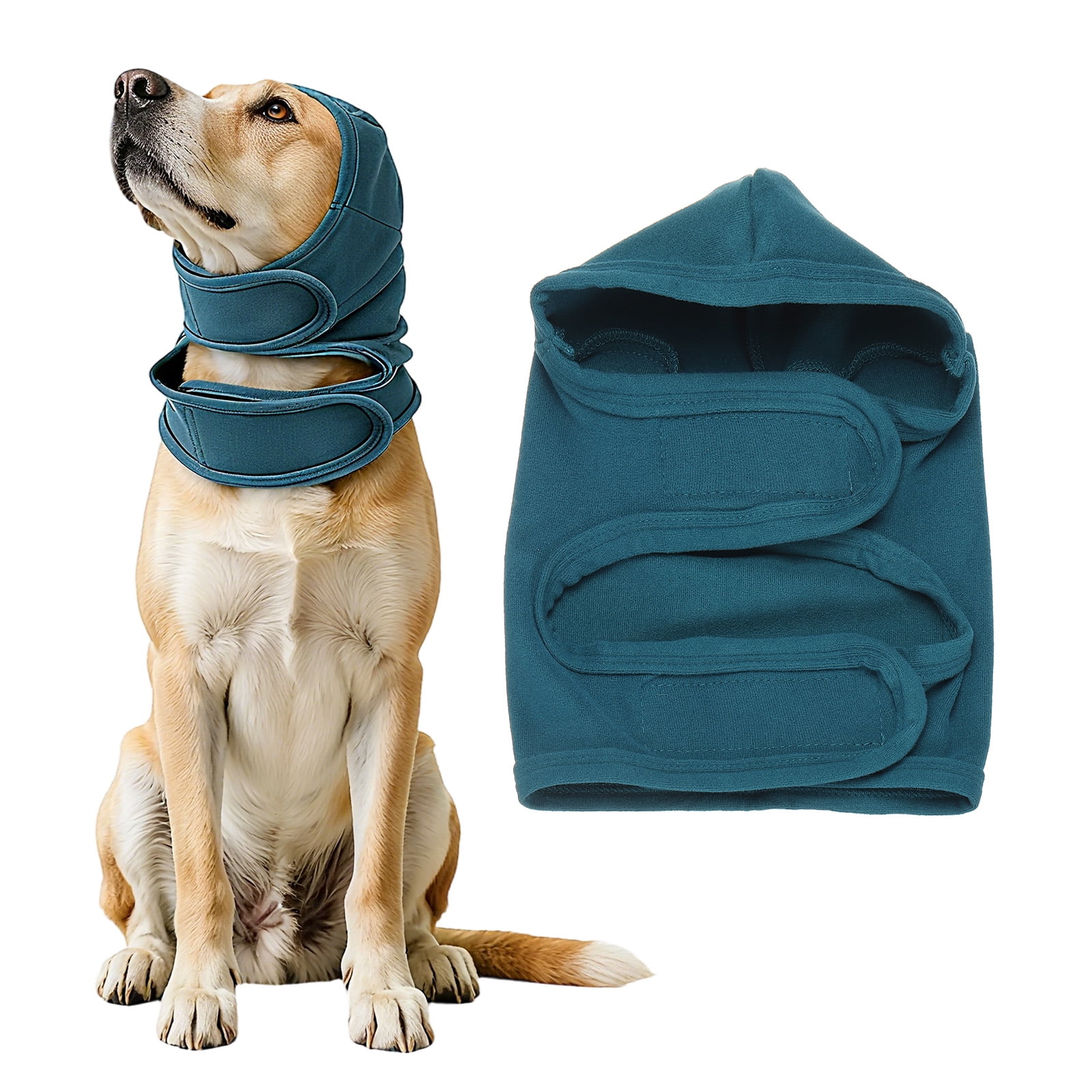 Dog Ear Wrap, Cat Ear Wrap Ear Muffs Adjustable Head Wrap Quiet Head ...