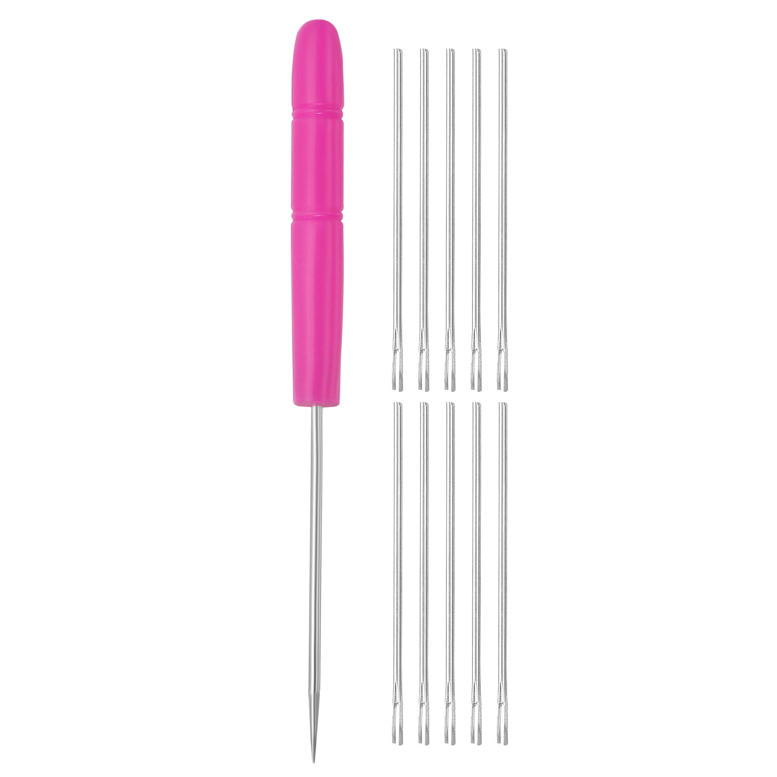 Uxcell Doll Hair Rooting Kit, 0.8mm Doll Hair Rerooting Knitting ...