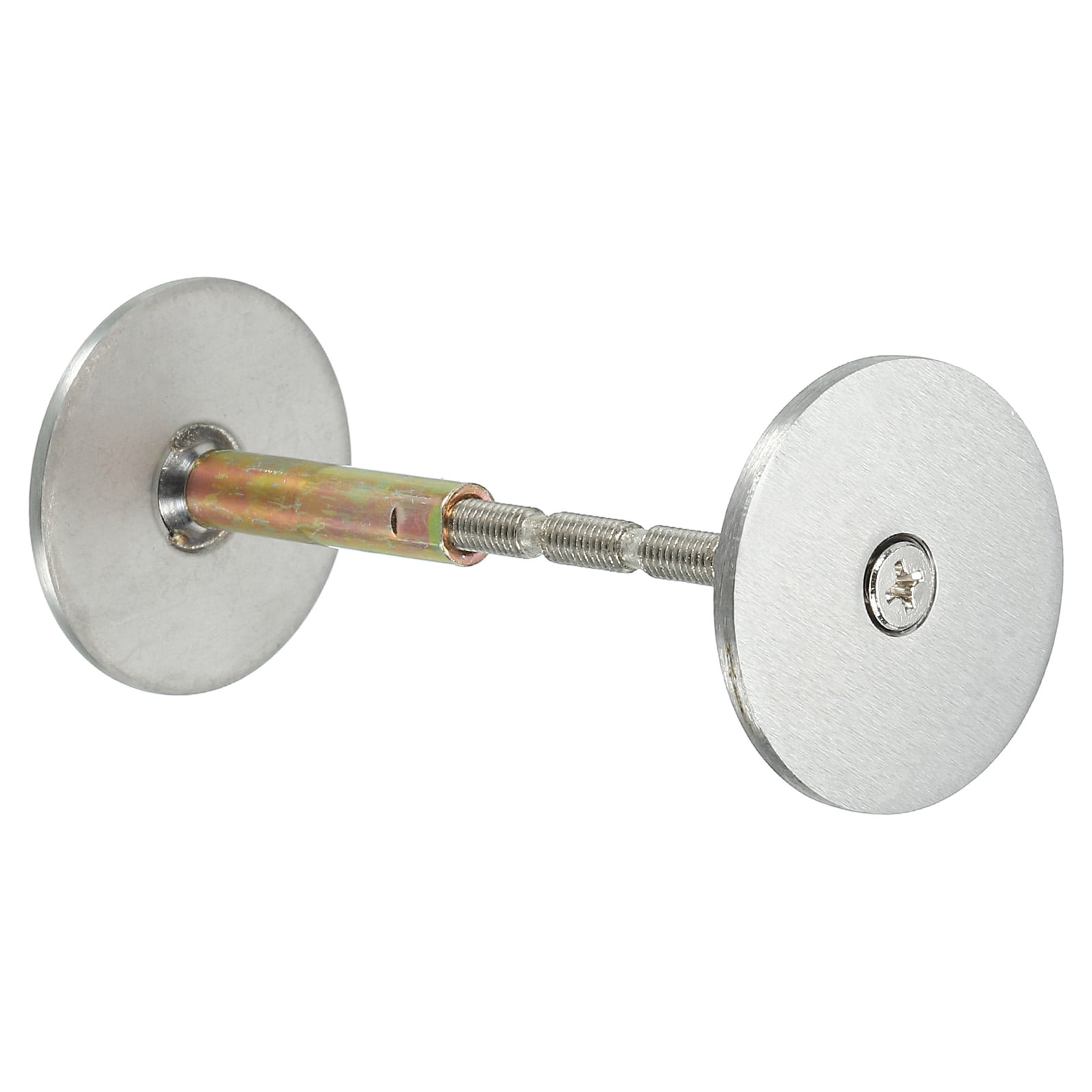 Uxcell Door Hole Cover Plate, 1 9/16" Deadbolt Cover Plate, Brushed ...