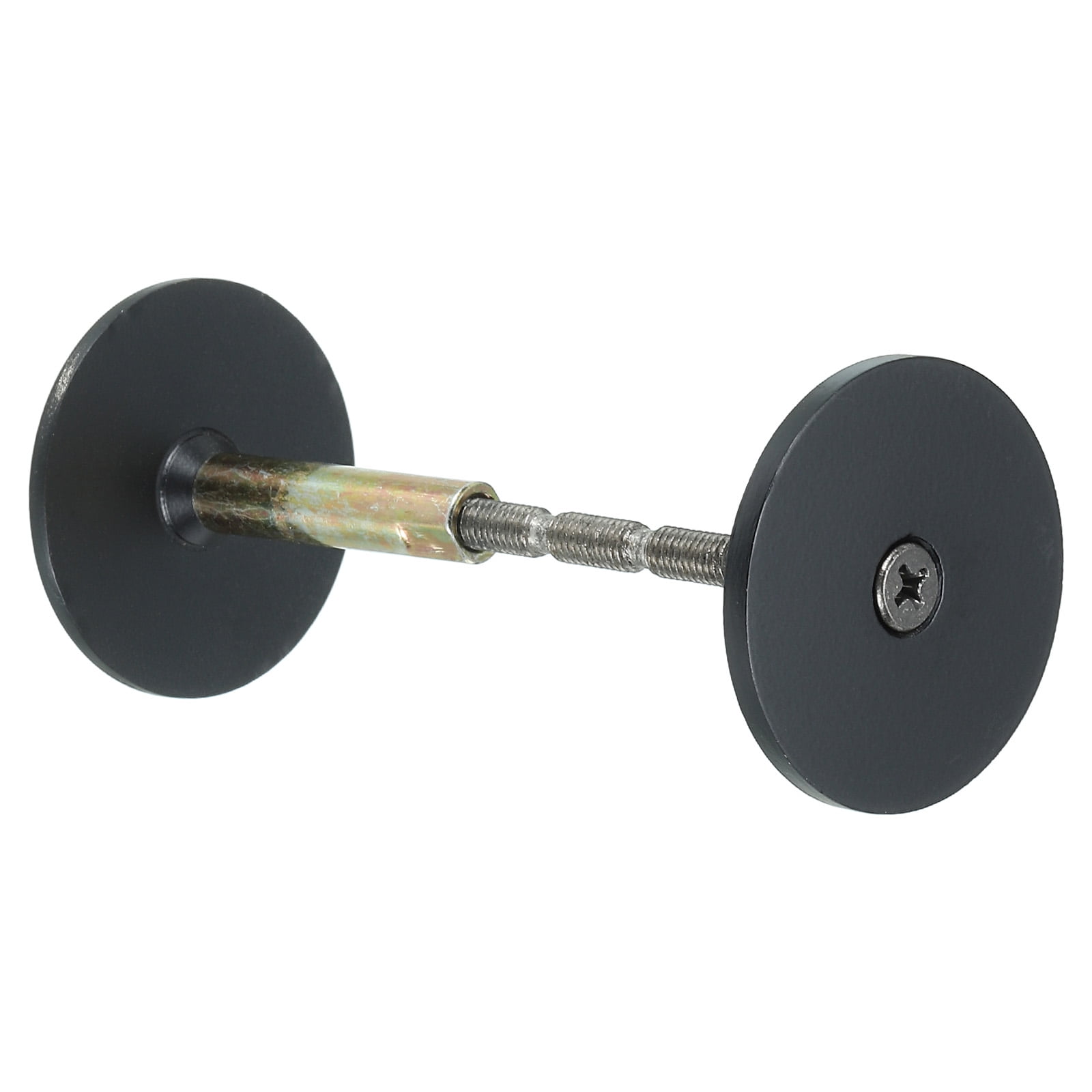 Uxcell Door Hole Cover Plate, 1 9/16" Deadbolt Cover Plate, Matte Black ...