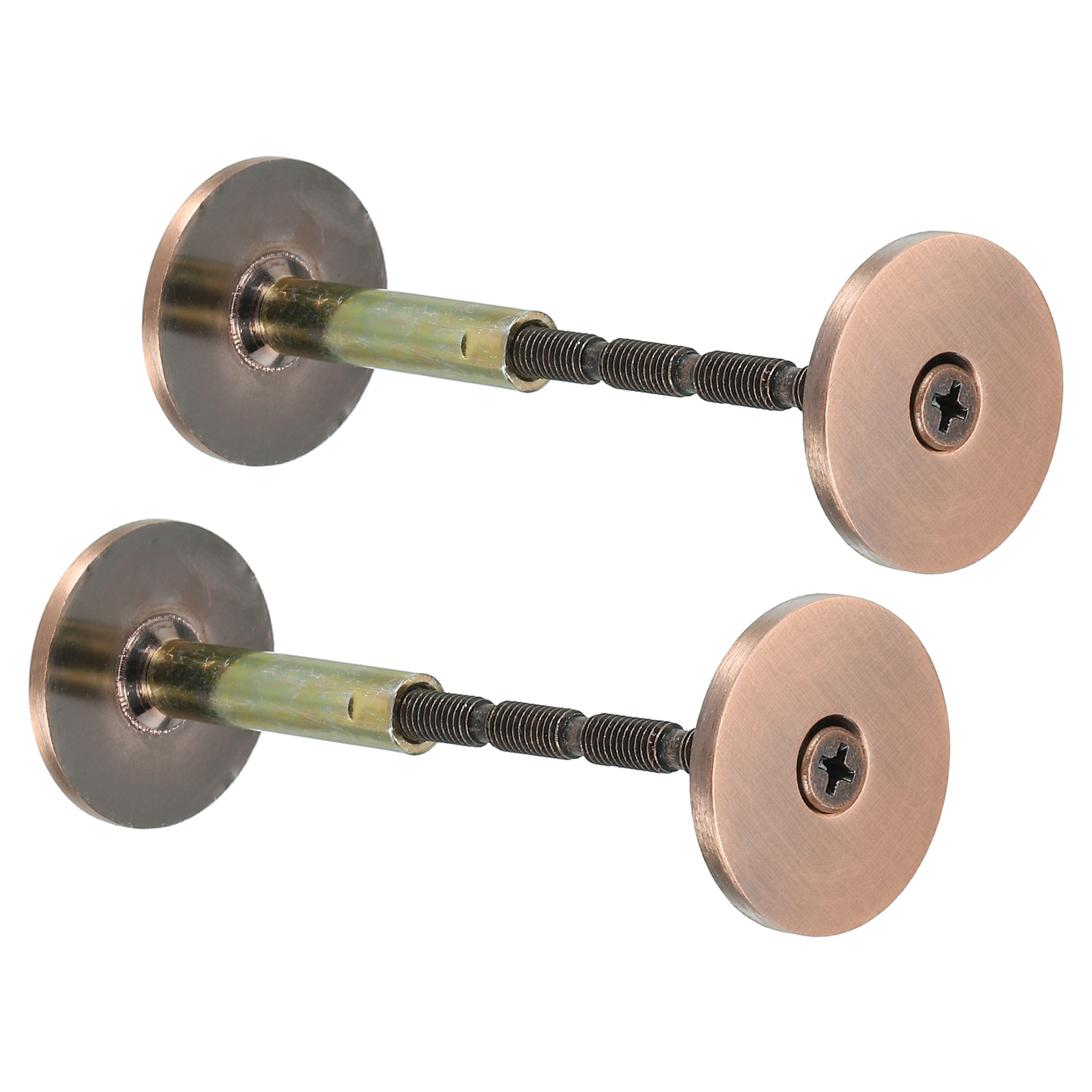 Uxcell Door Hole Cover Plate, 2 Pack 1 3/16" Deadbolt Cover Plate, Red ...