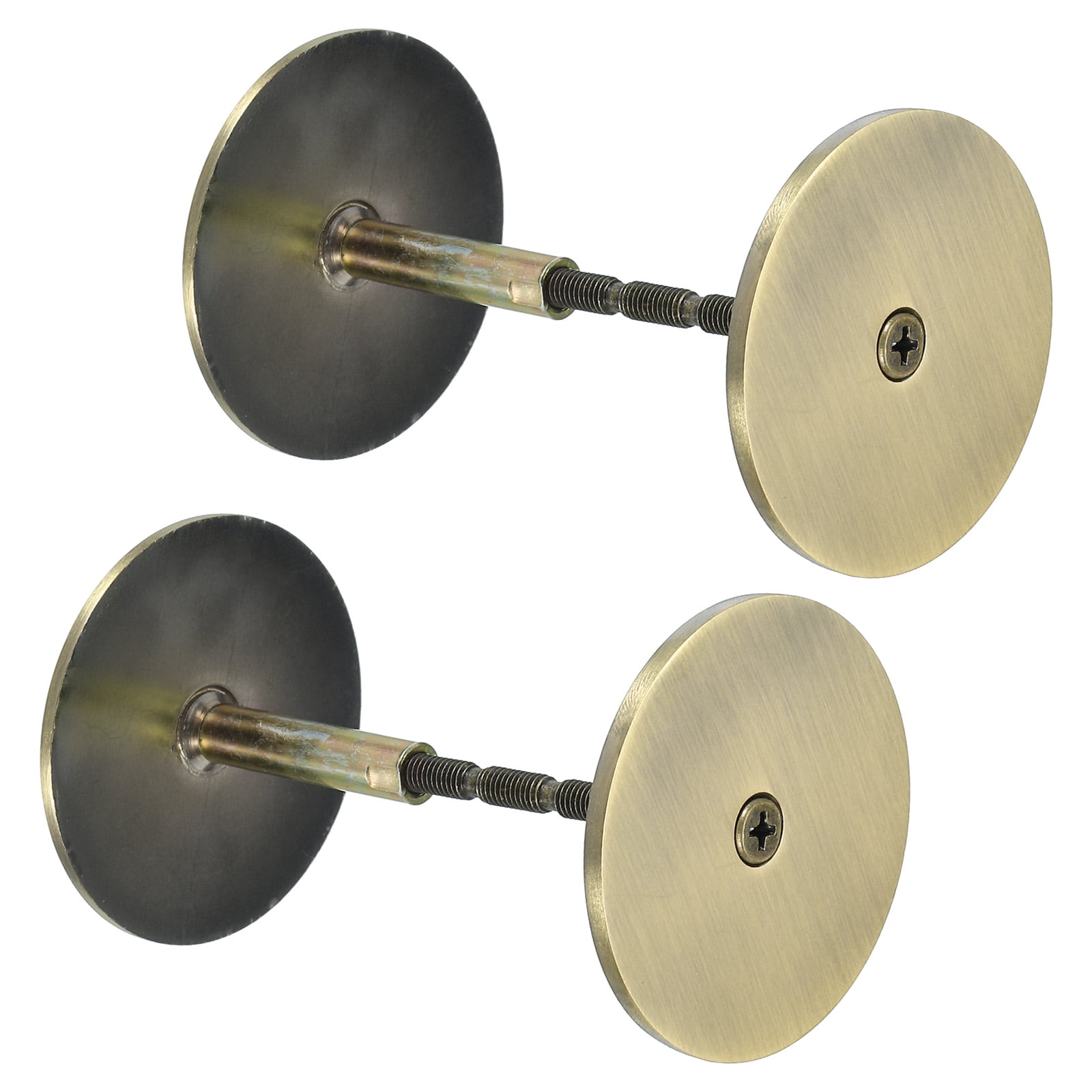 Uxcell Door Hole Cover Plate, 2 Pack 2 3/16" Deadbolt Cover Plate ...