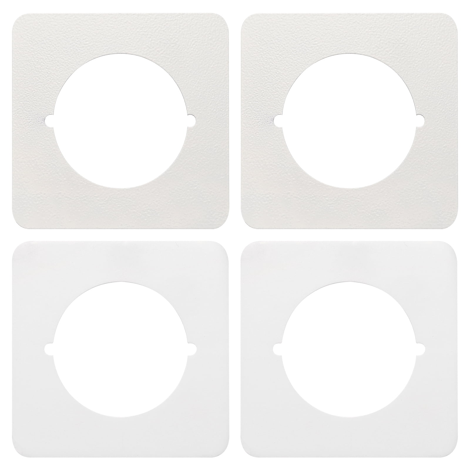 Uxcell Door Knob Plates, 2 Pcs Square Plate Cover for Door Deadbolt ...