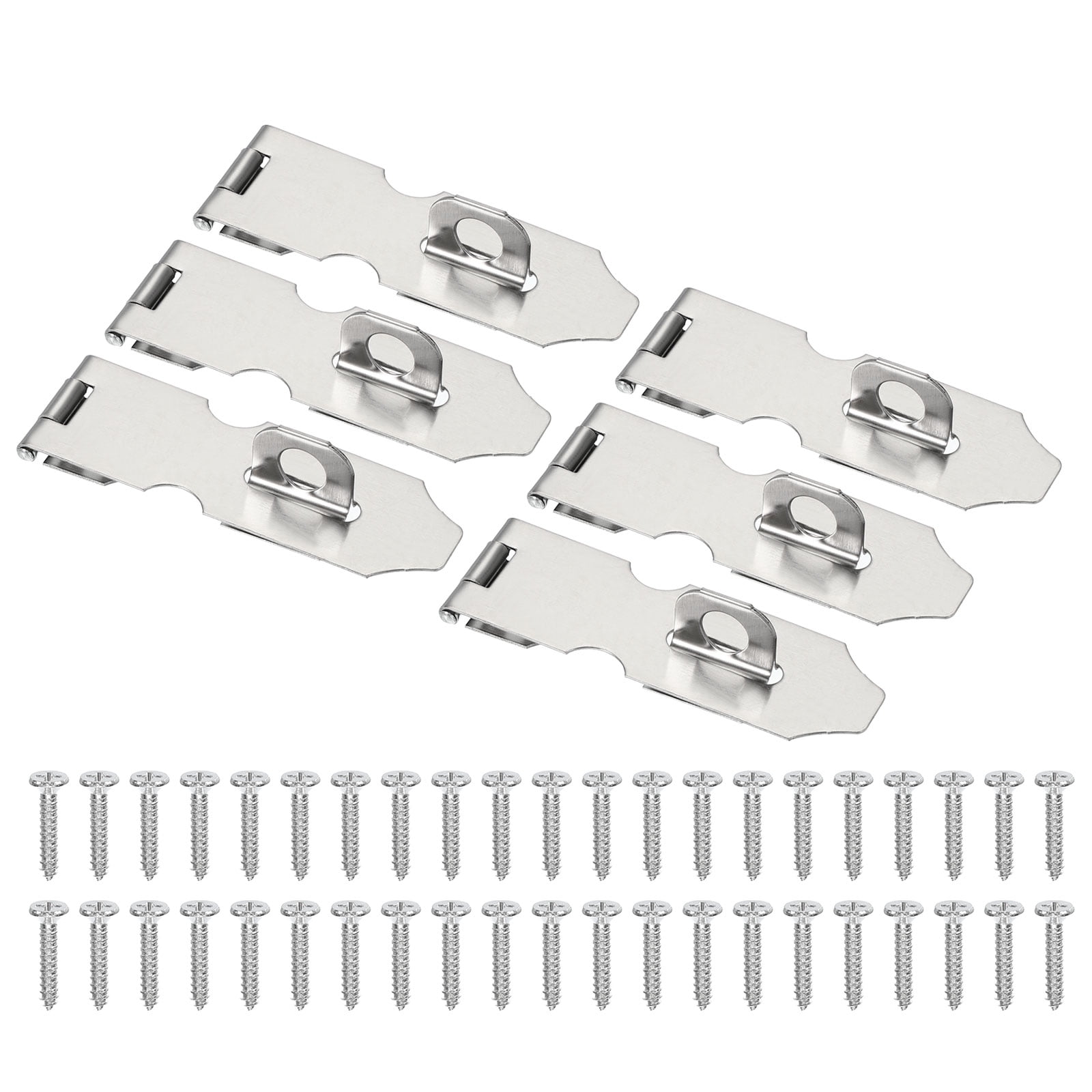 Uxcell Door Lock Hasp Latch 3.9 Inch, Stainless Steel Safety Hasp Lock ...