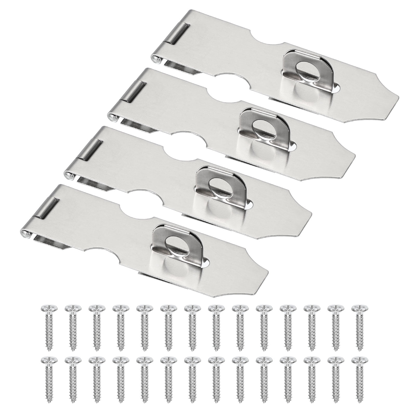 Uxcell Door Lock Hasp Latch 4.3 Inch, Stainless Steel Safety Hasp Lock ...