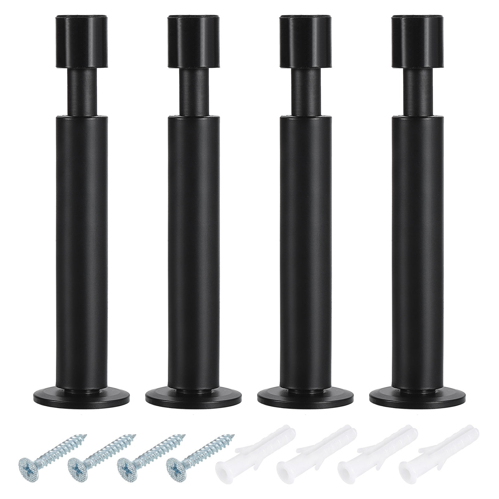 Uxcell Door Stopper 4Pcs Door Stoppers Bumper Wall Protector with Soft ...