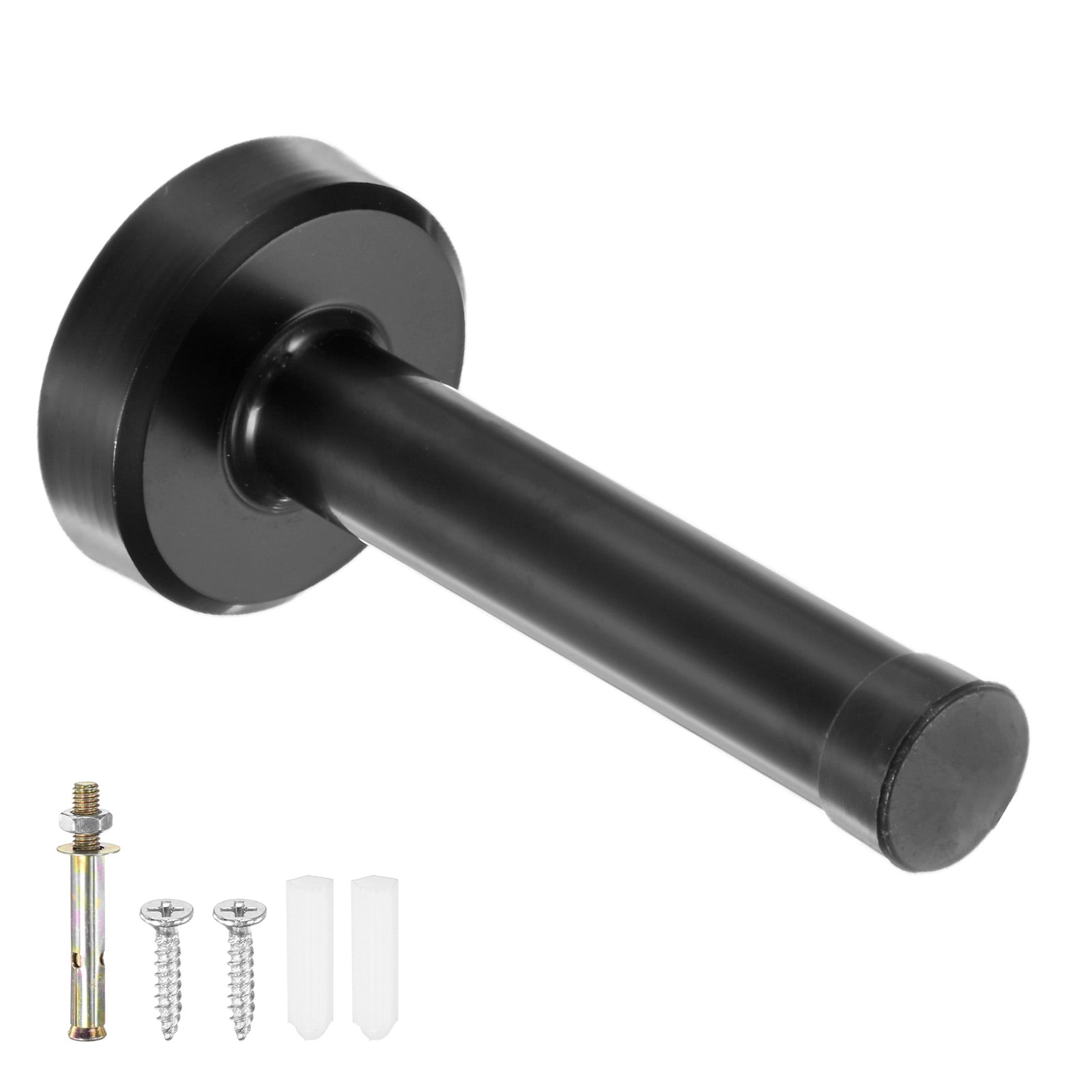 Uxcell Door Stoppers, 4 Inch Stainless Steel Wall Mounted Long Door ...