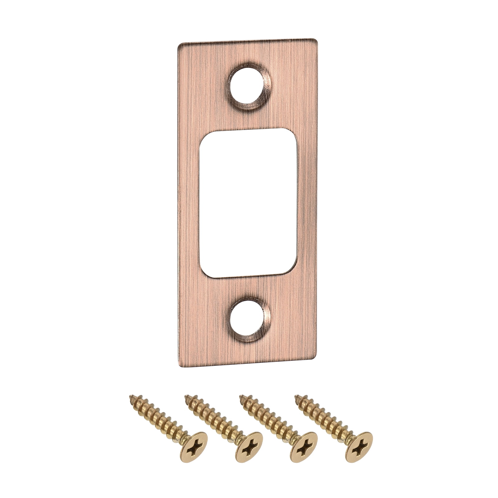 Uxcell Door Strike Plate, 57mm x 25.5mm Stainless Steel Latch Deadbolt ...
