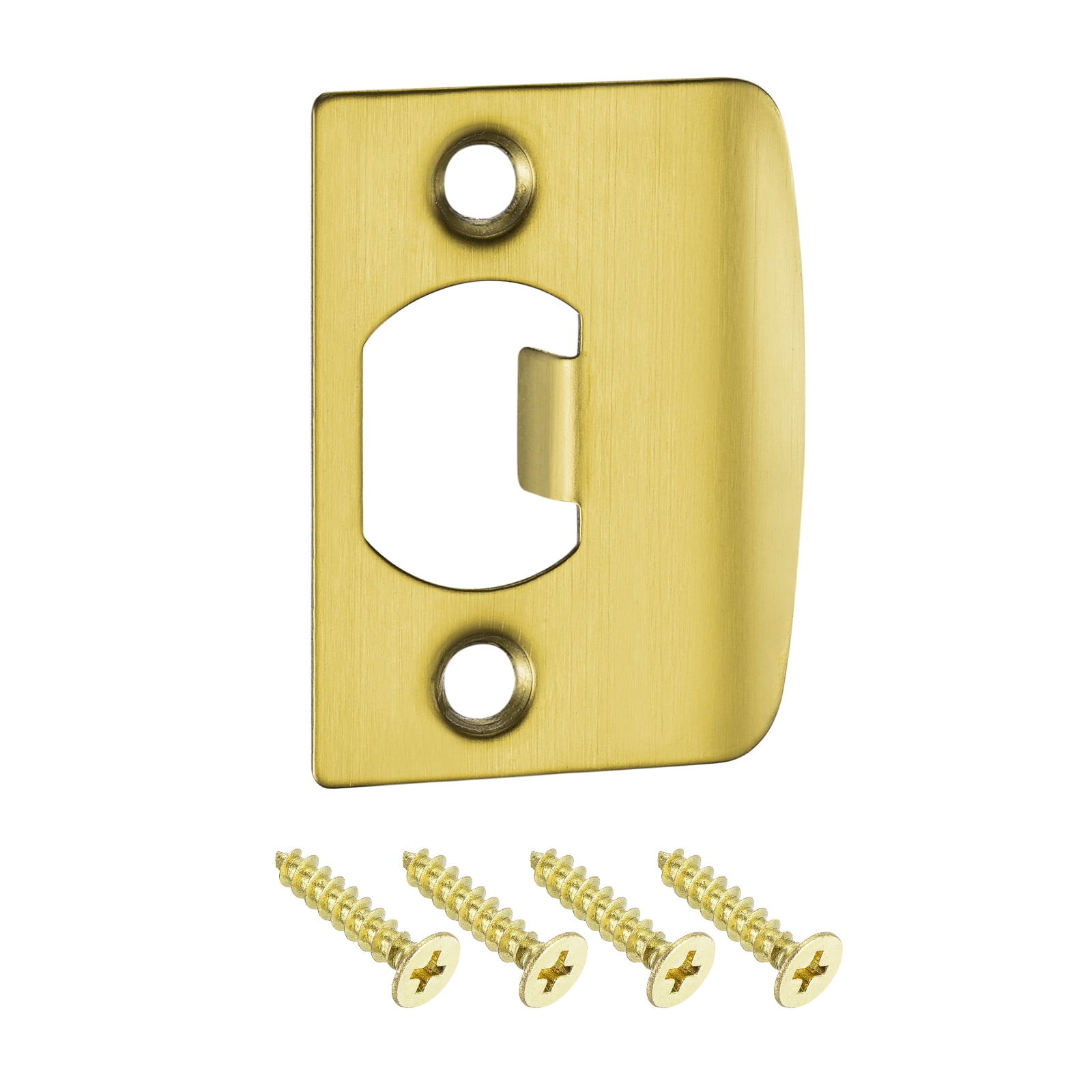 Uxcell Door Strike Plate, 57mm x 45mm Stainless Steel Latch Deadbolt ...
