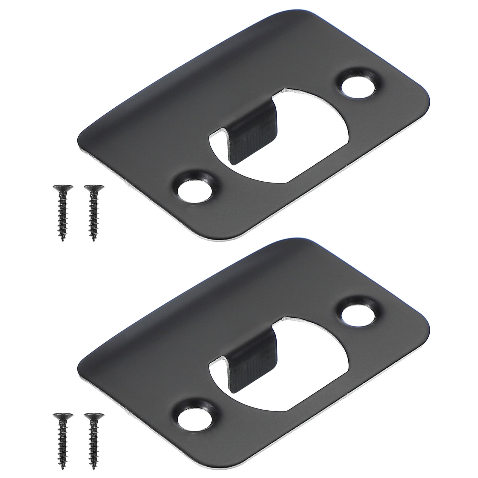 Uxcell Door Strike Plate, Round Corner Extended Lip Universal Security ...