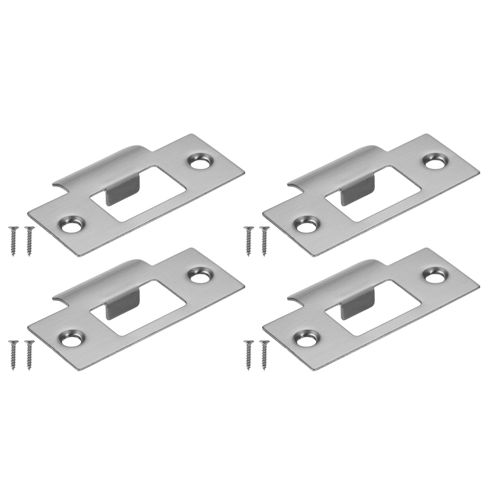Uxcell Door Strike Plate, Universal Latch Strike Plate Security T ...