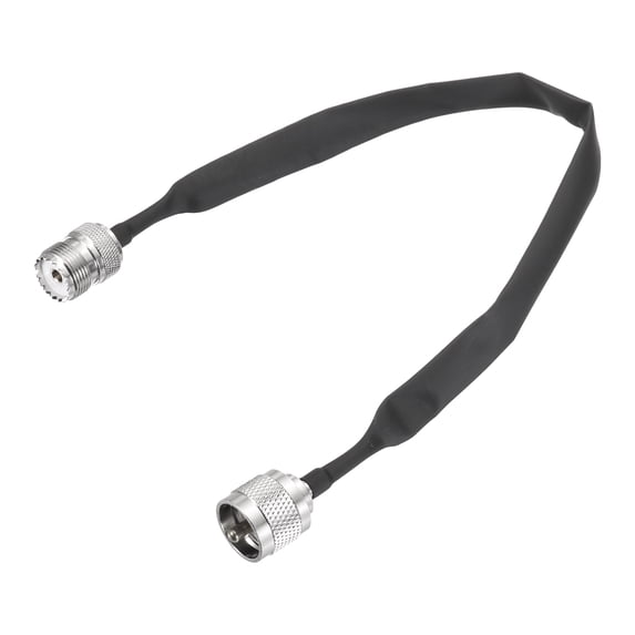 Uxcell Door/Window Pass Through Flat Coaxial Cable with UHF Male to ...