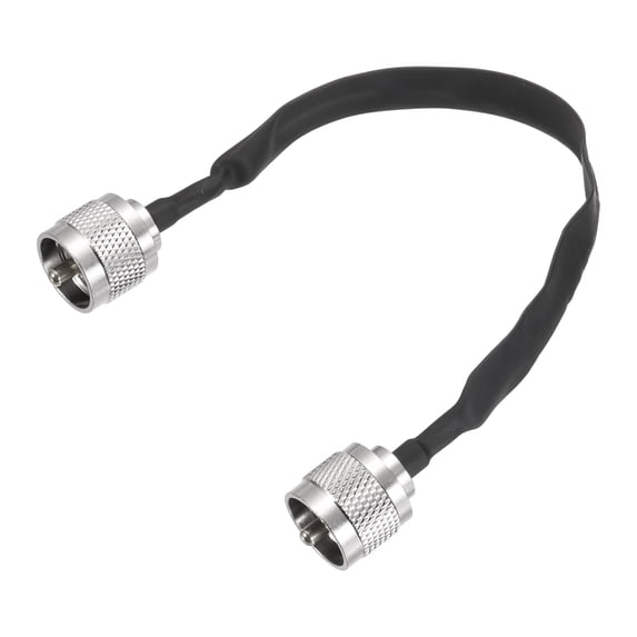 Uxcell Door/Window Pass Through Flat Coaxial Cable with UHF Male to ...