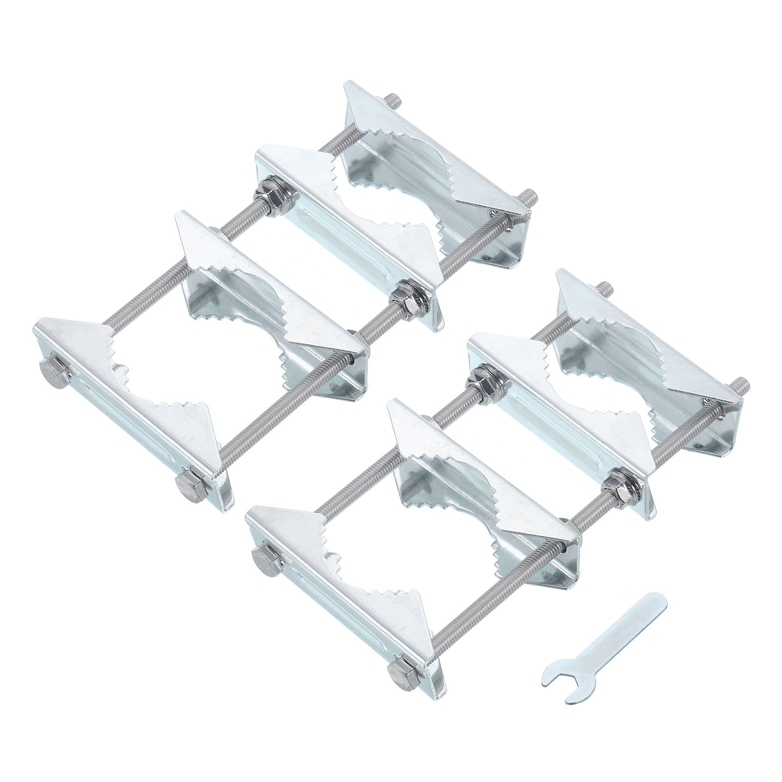 Uxcell Double Antenna Mast Clamp, 2 Pack V Jaw Block with Bolts Mast to ...