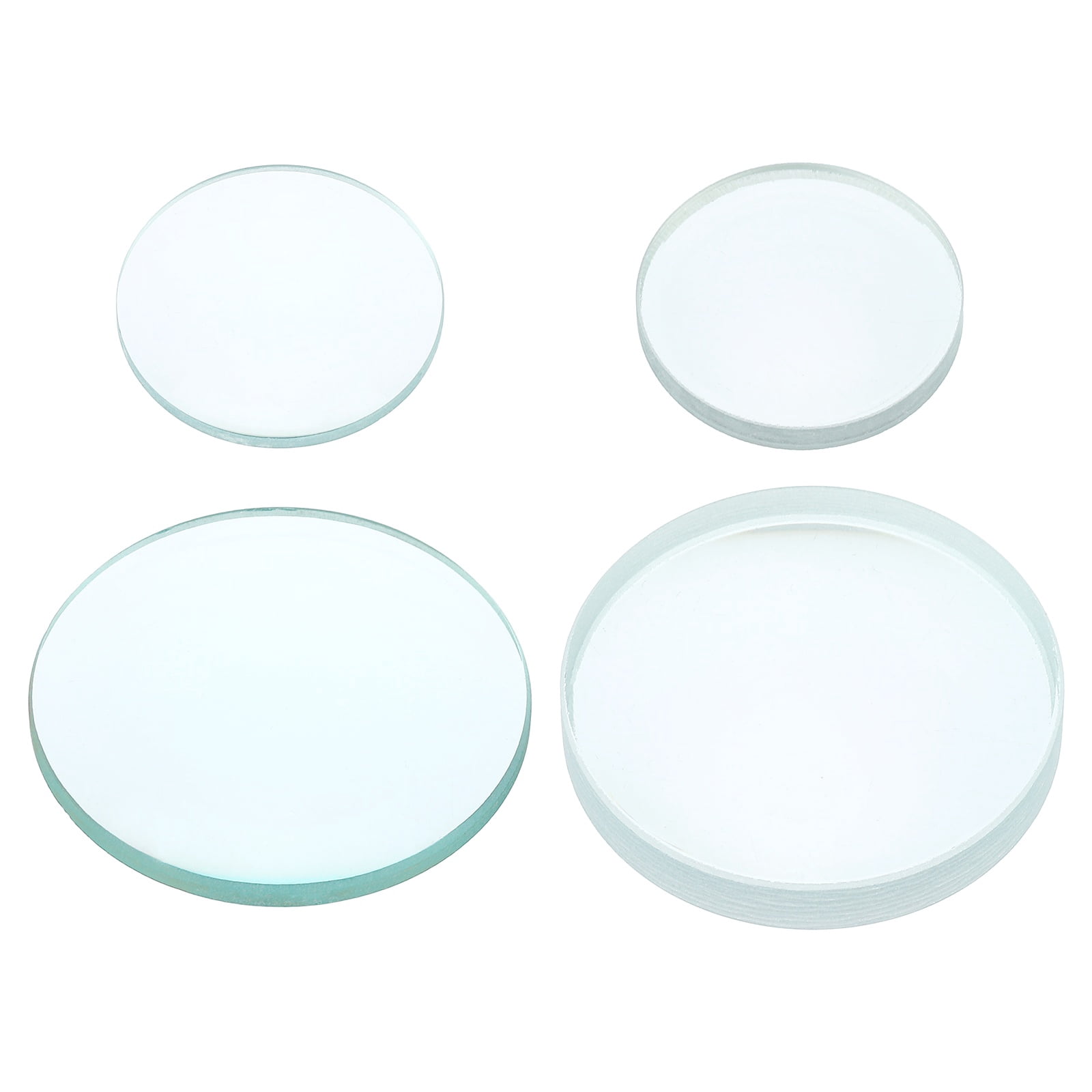 Uxcell Convex Lens 50/-75/100/-100mm Focal Length 1.18/1.97