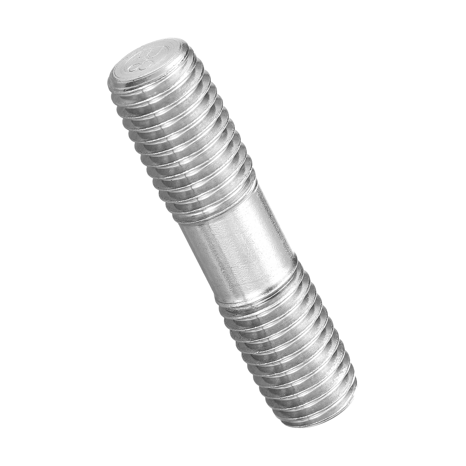 Uxcell Double End Threaded Stud Screw, Equal Thread Length Rods & Studs ...