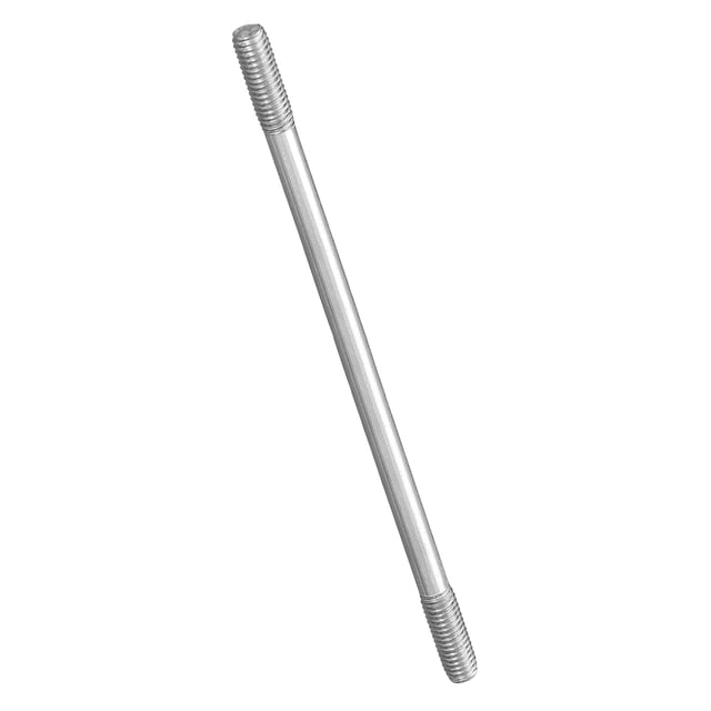 Uxcell Double End Threaded Stud Screw, Equal Thread Length Rods & Studs ...