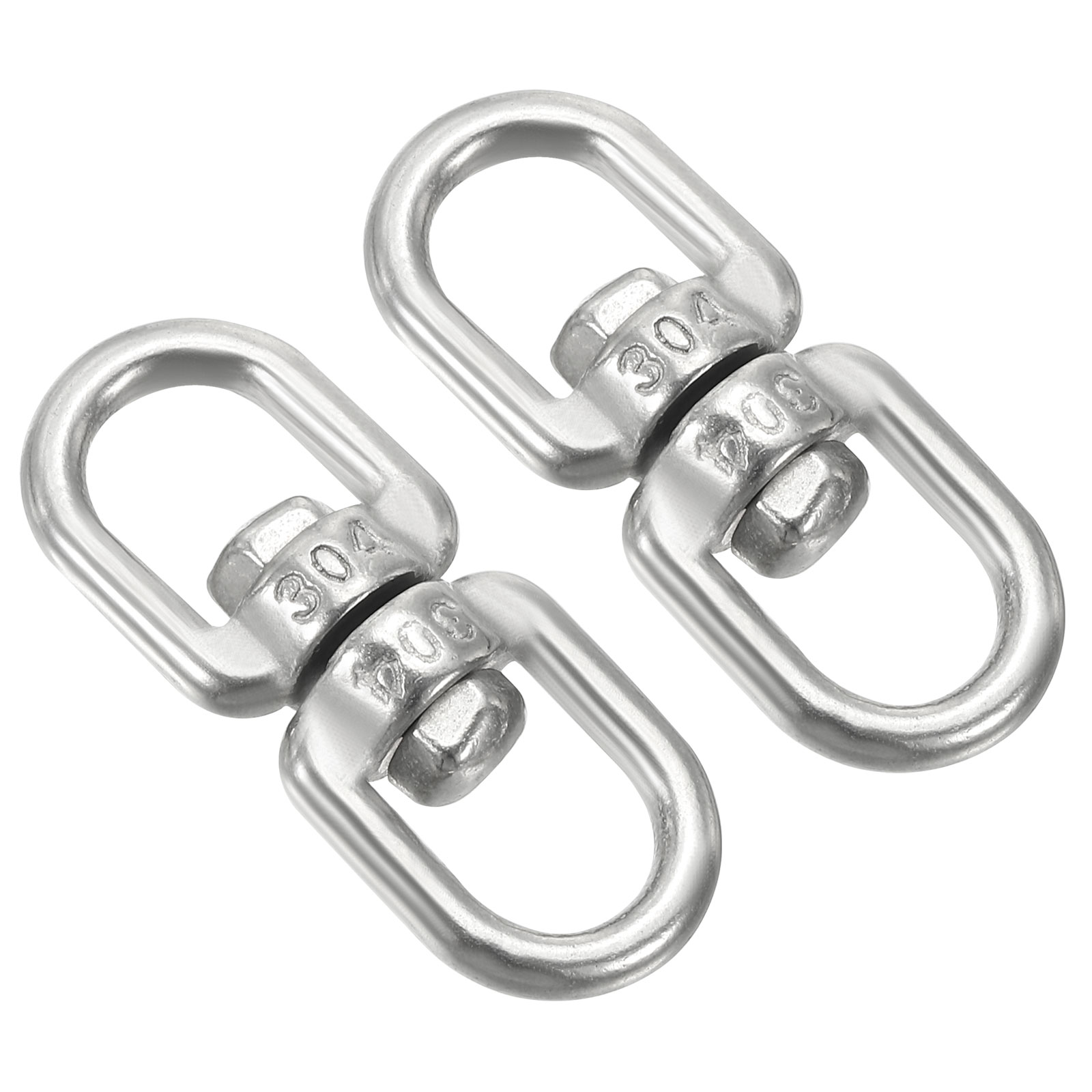 Uxcell Double Ended Swivel Eye Hook M4 Working Load 133kg/293lbs, Eye ...