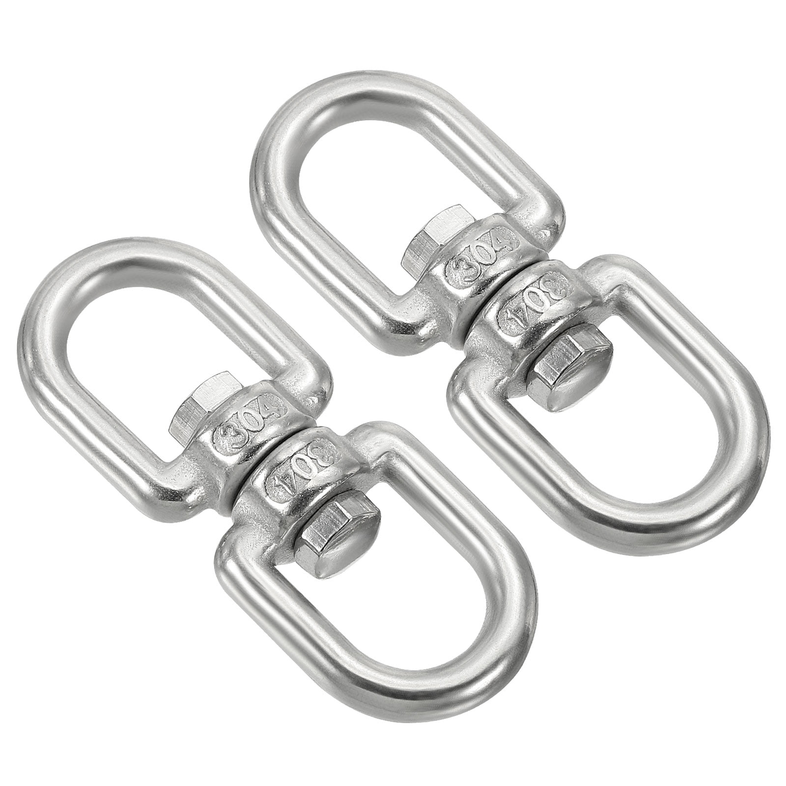 Uxcell Double Ended Swivel Eye Hook M5 Working Load 163kg/359lbs, Eye ...