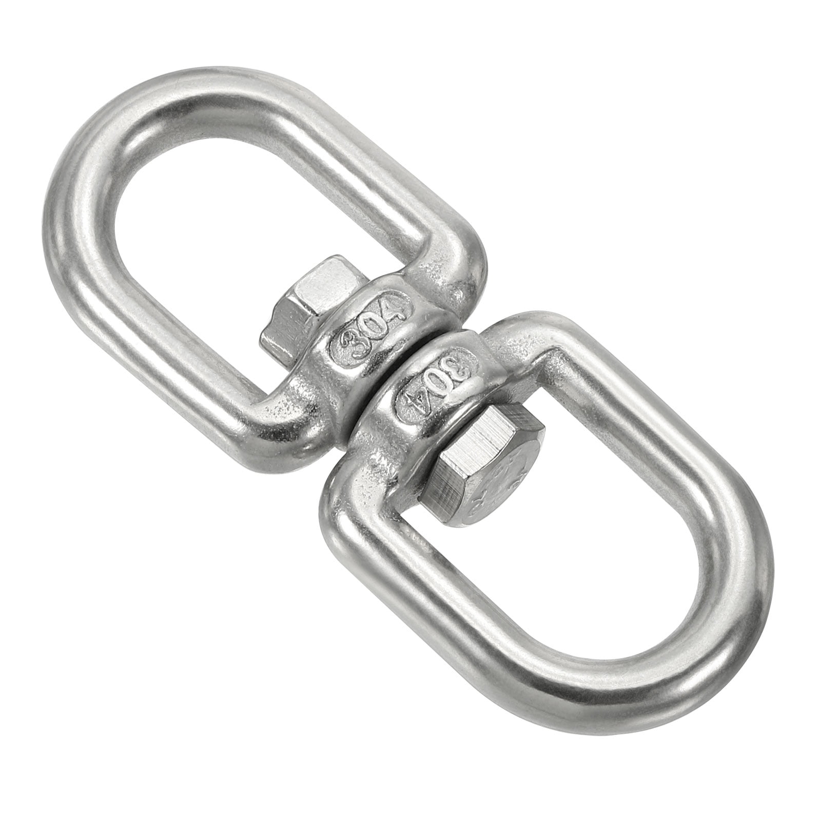 Uxcell Double Ended Swivel Eye Hook M6 Working Load 300kg/661lbs, Eye ...