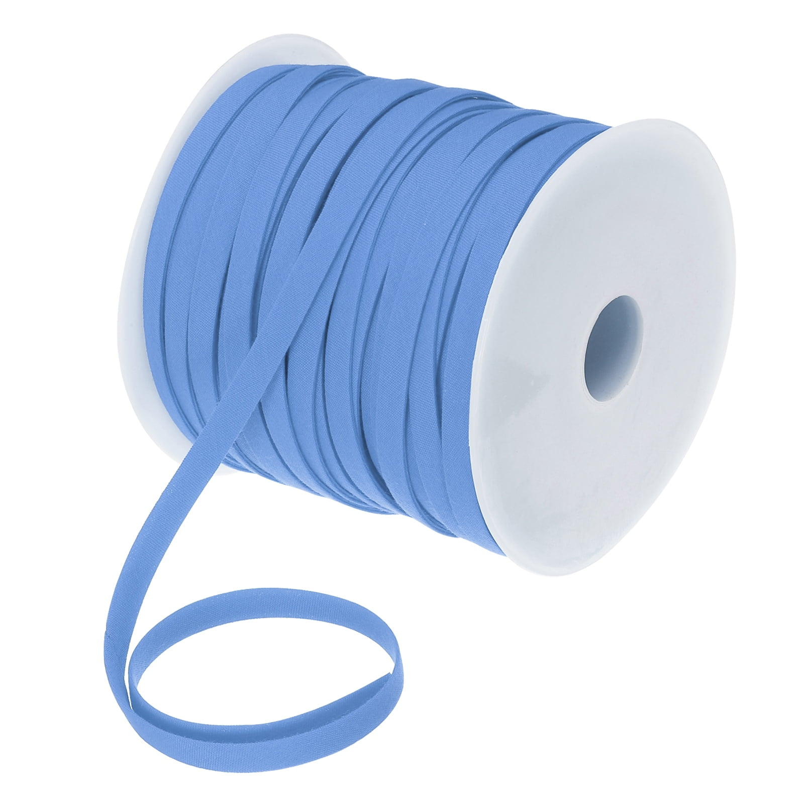 Uxcell 1/4" Double Fold Bias Tape Polyester Continuous Bulk Bias Tape ...