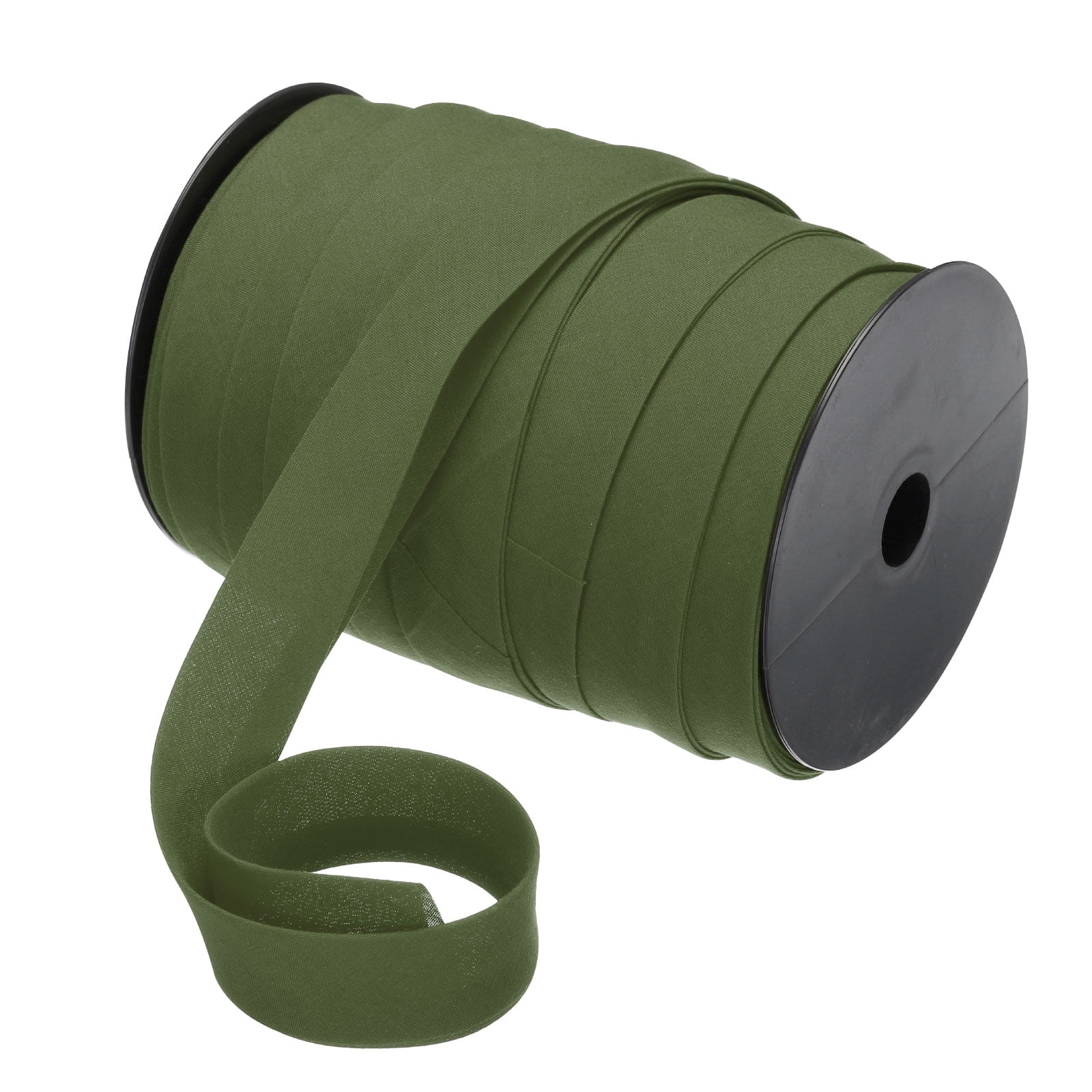 Uxcell 1" Double Fold Bias Tape Polyester Continuous Bulk Bias Tape for ...