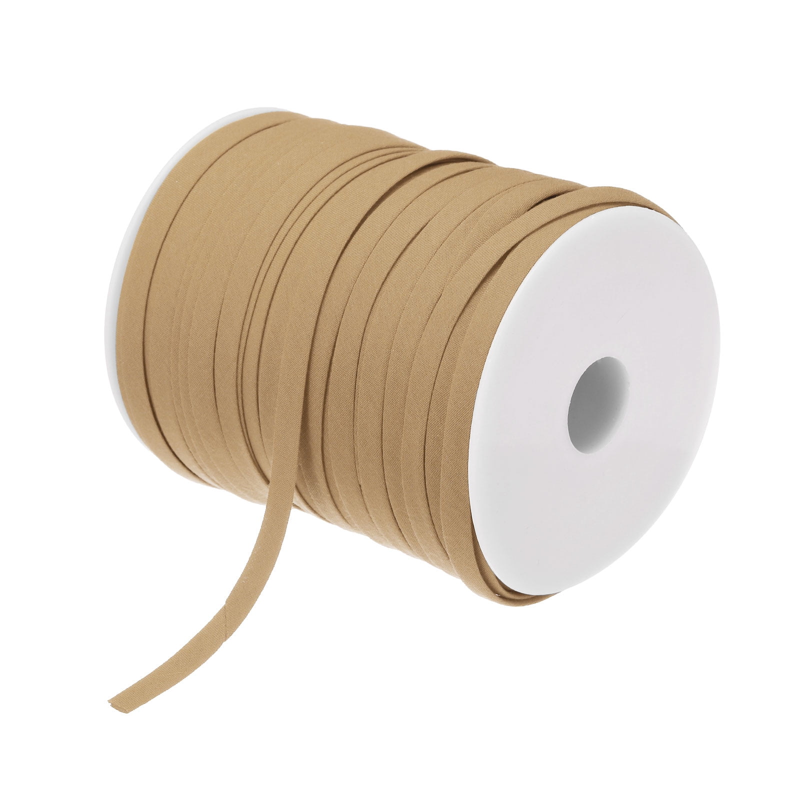 Uxcell 1/4" Double Fold Bias Tape Polyester Continuous Bulk Bias Tape ...