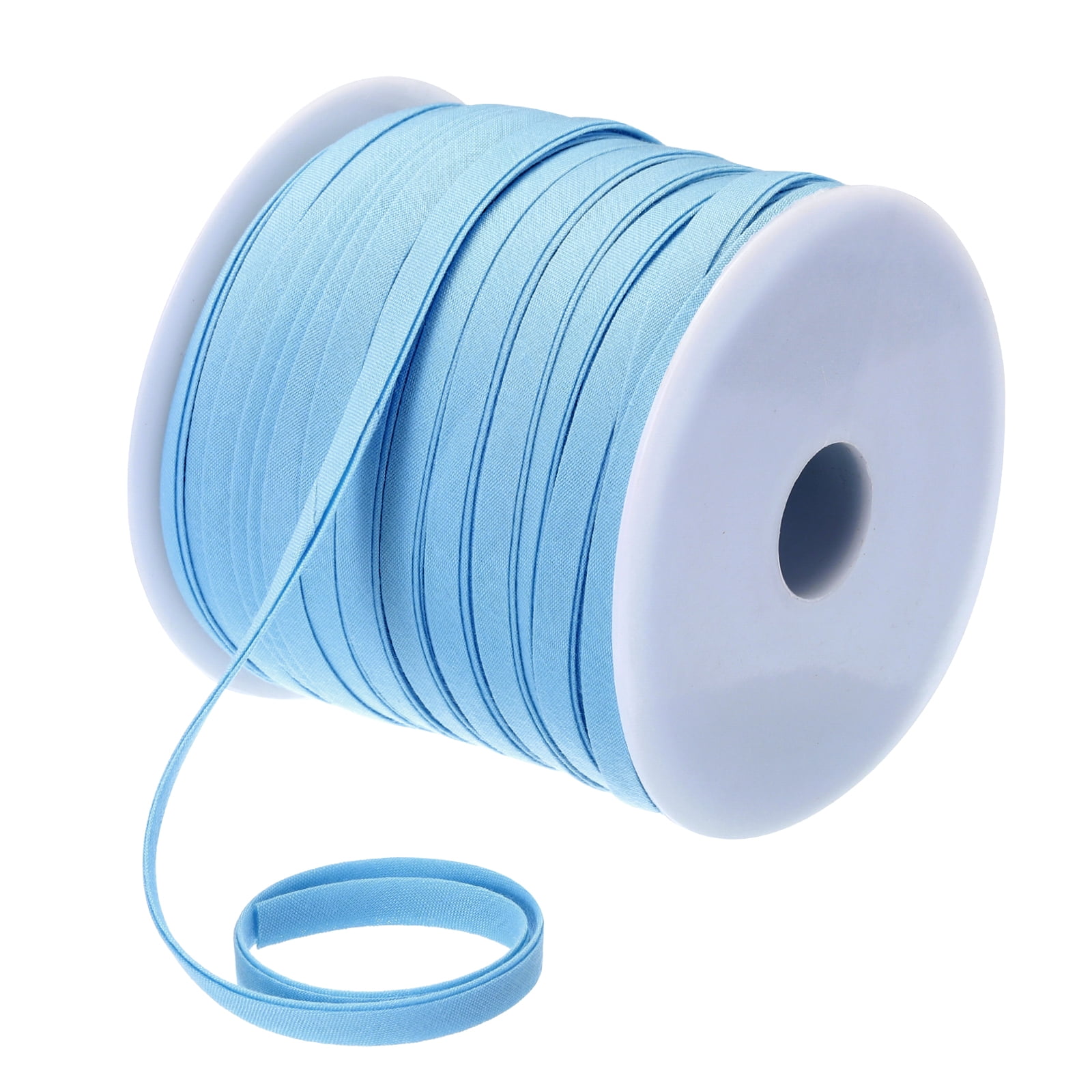 Uxcell 1/4" Double Fold Bias Tape Polyester Continuous Bulk Bias Tape ...