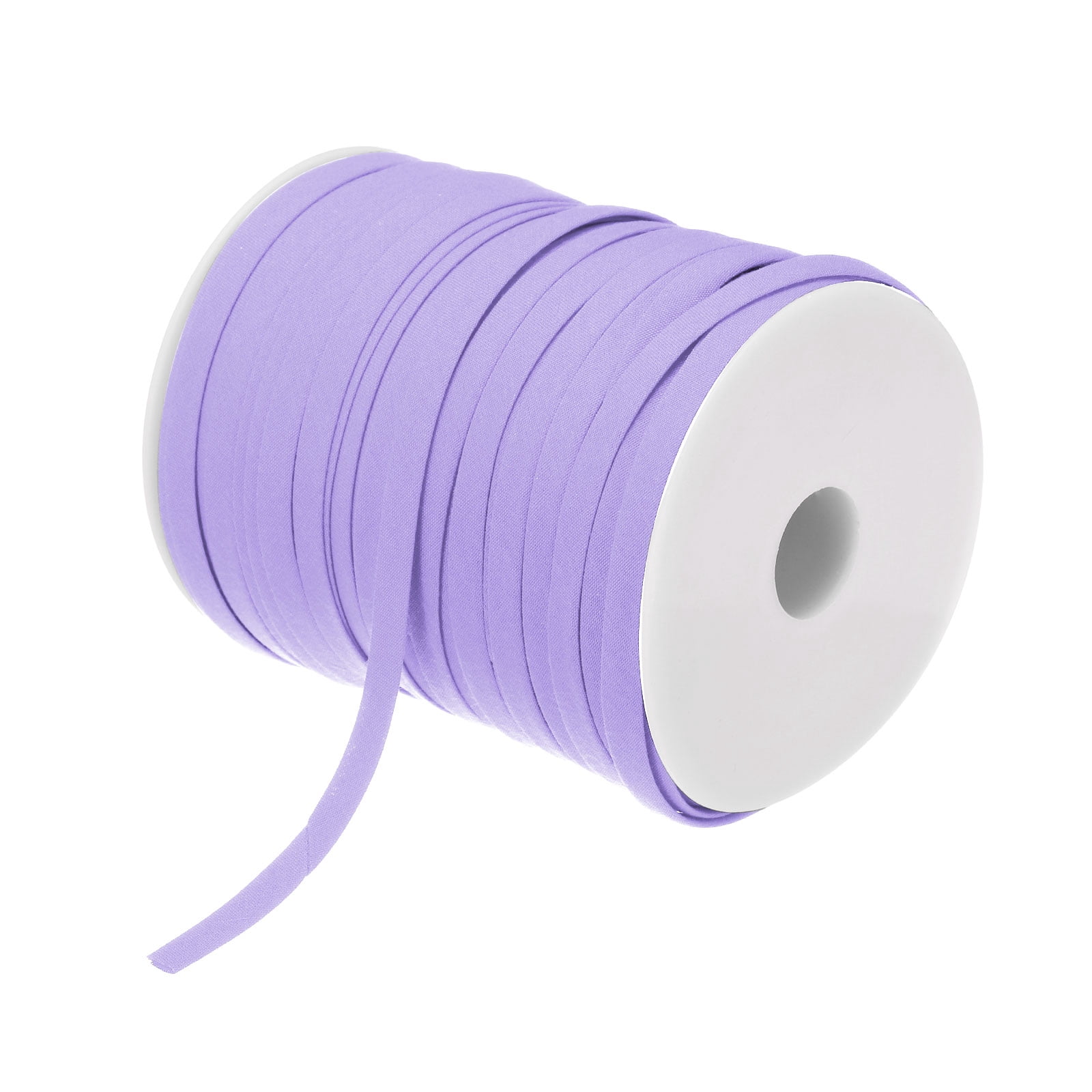 Uxcell 1/4" Double Fold Bias Tape Polyester Continuous Bulk Bias Tape ...