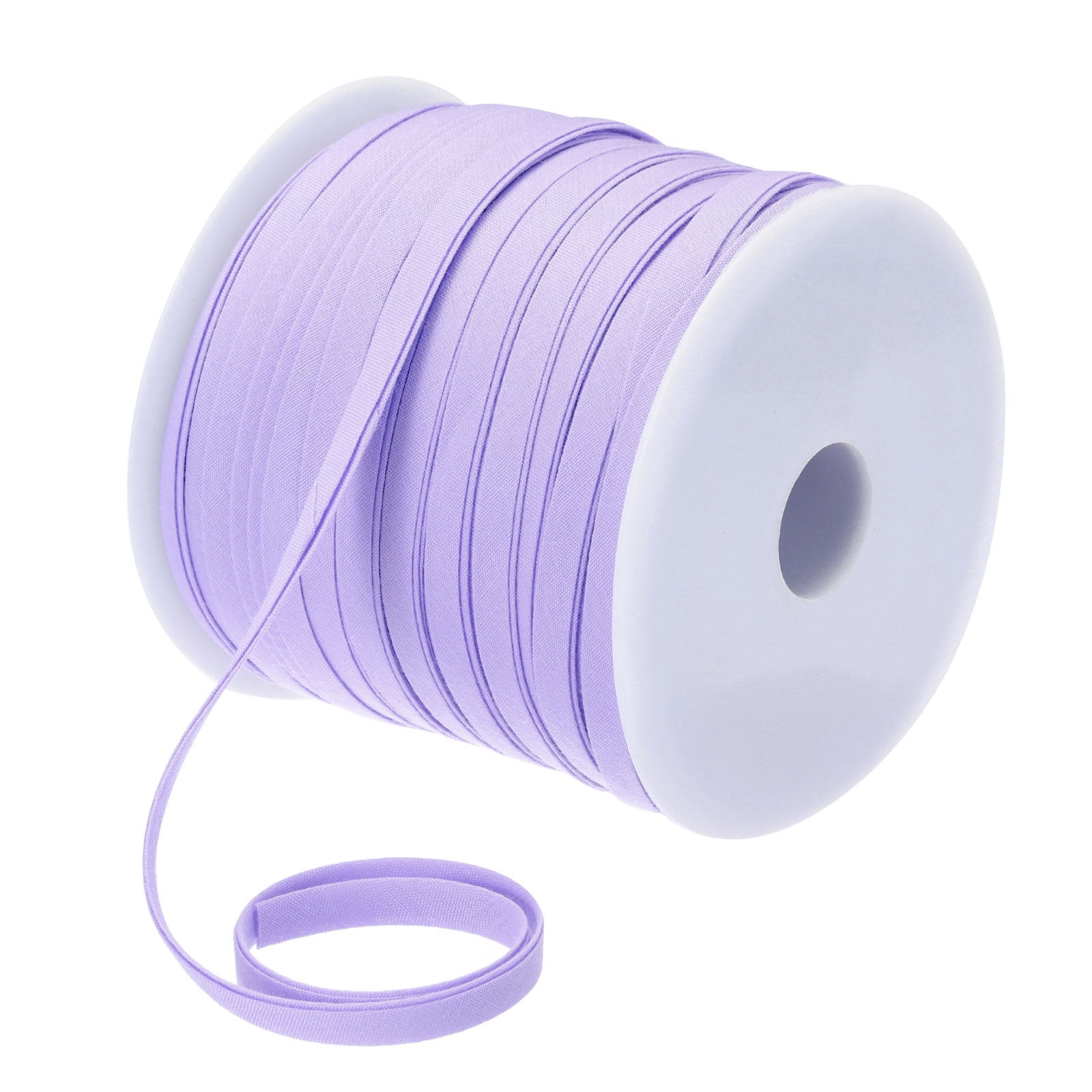 Uxcell 1/4" Double Fold Bias Tape Polyester Continuous Bulk Bias Tape ...