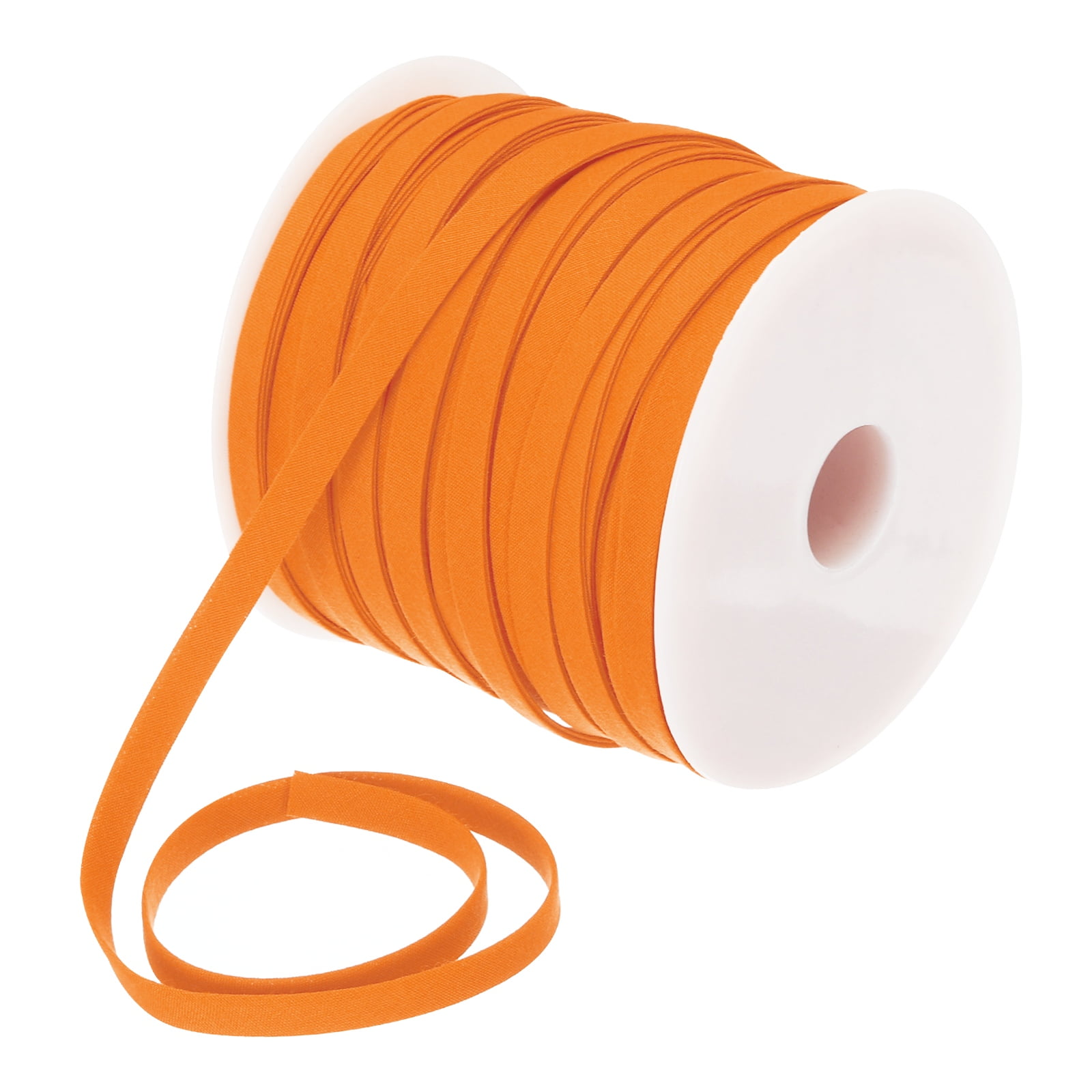 Uxcell 1/4" Double Fold Bias Tape Polyester Continuous Bulk Bias Tape ...