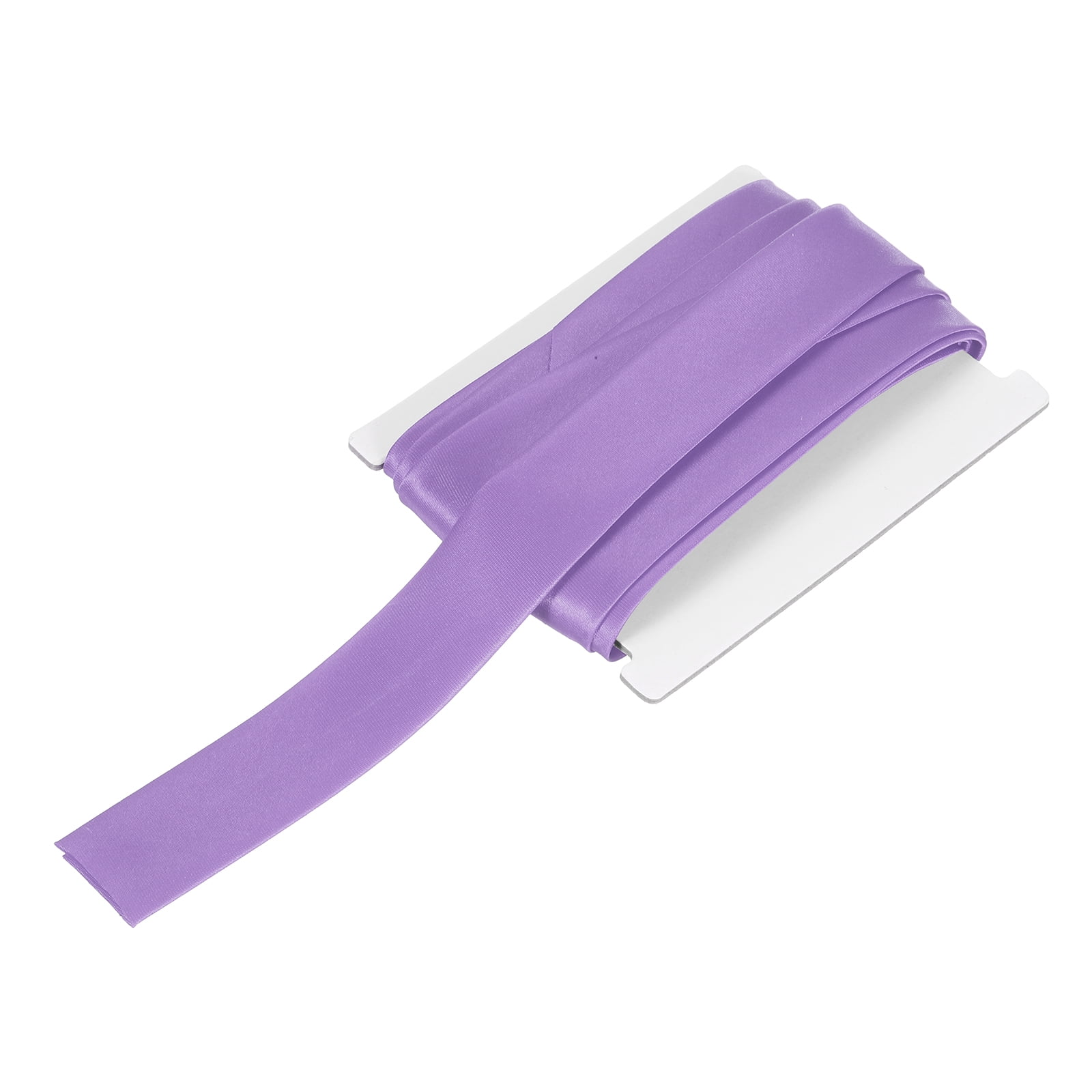 Uxcell Double Fold Bias Tape 1 inch x 6 Yards Satin Pre-fold Tape Light ...