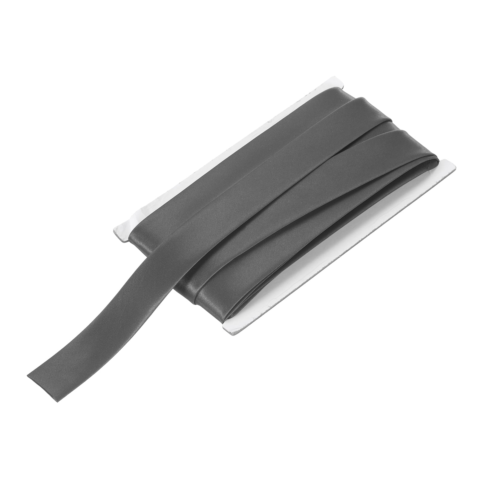 Uxcell Double Fold Bias Tape 1 inch x 12 Yards Satin Pre-fold Tape Dark ...