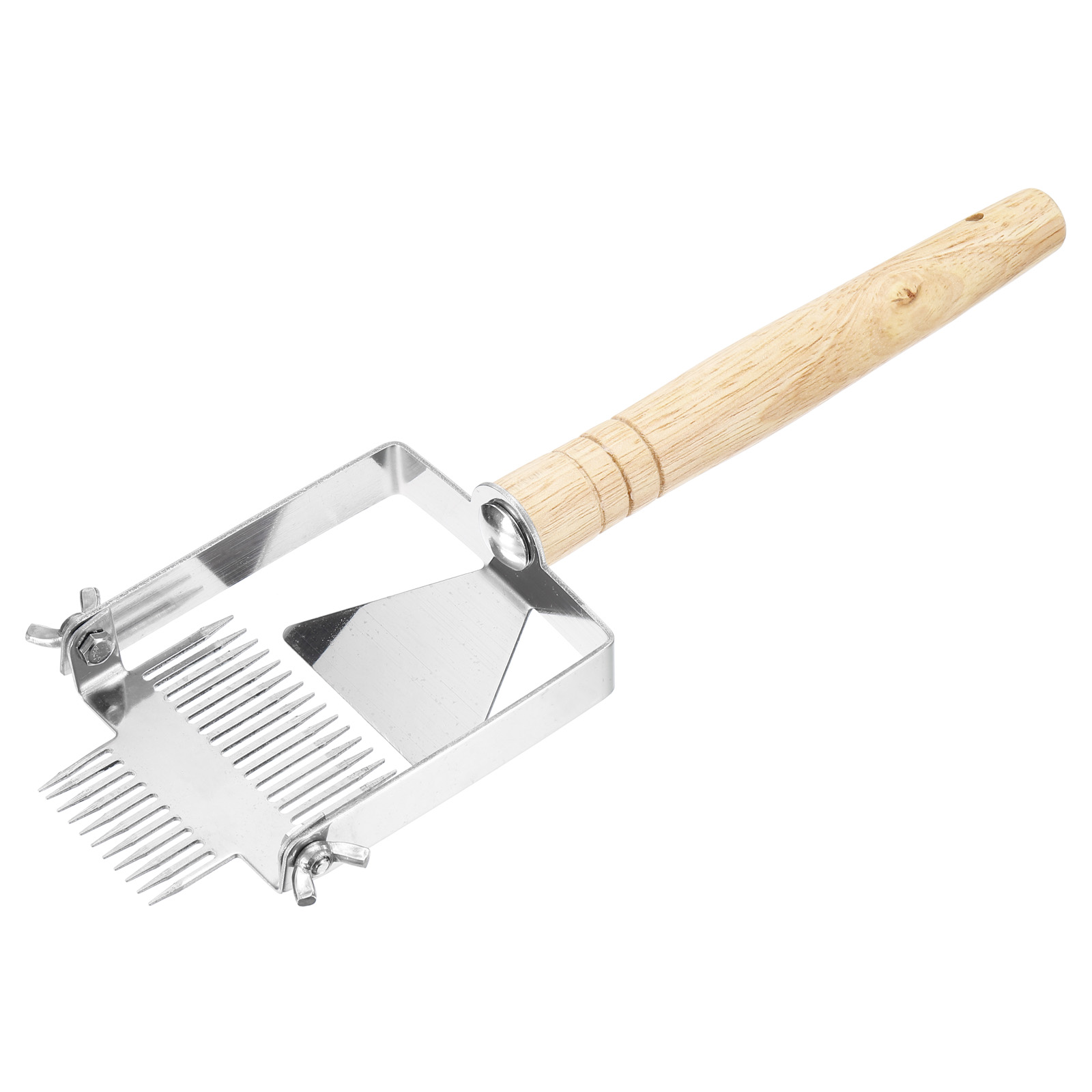 Uxcell Double Head Cutter, 17 Tin Balance Cut Fork Scraper with Wood ...