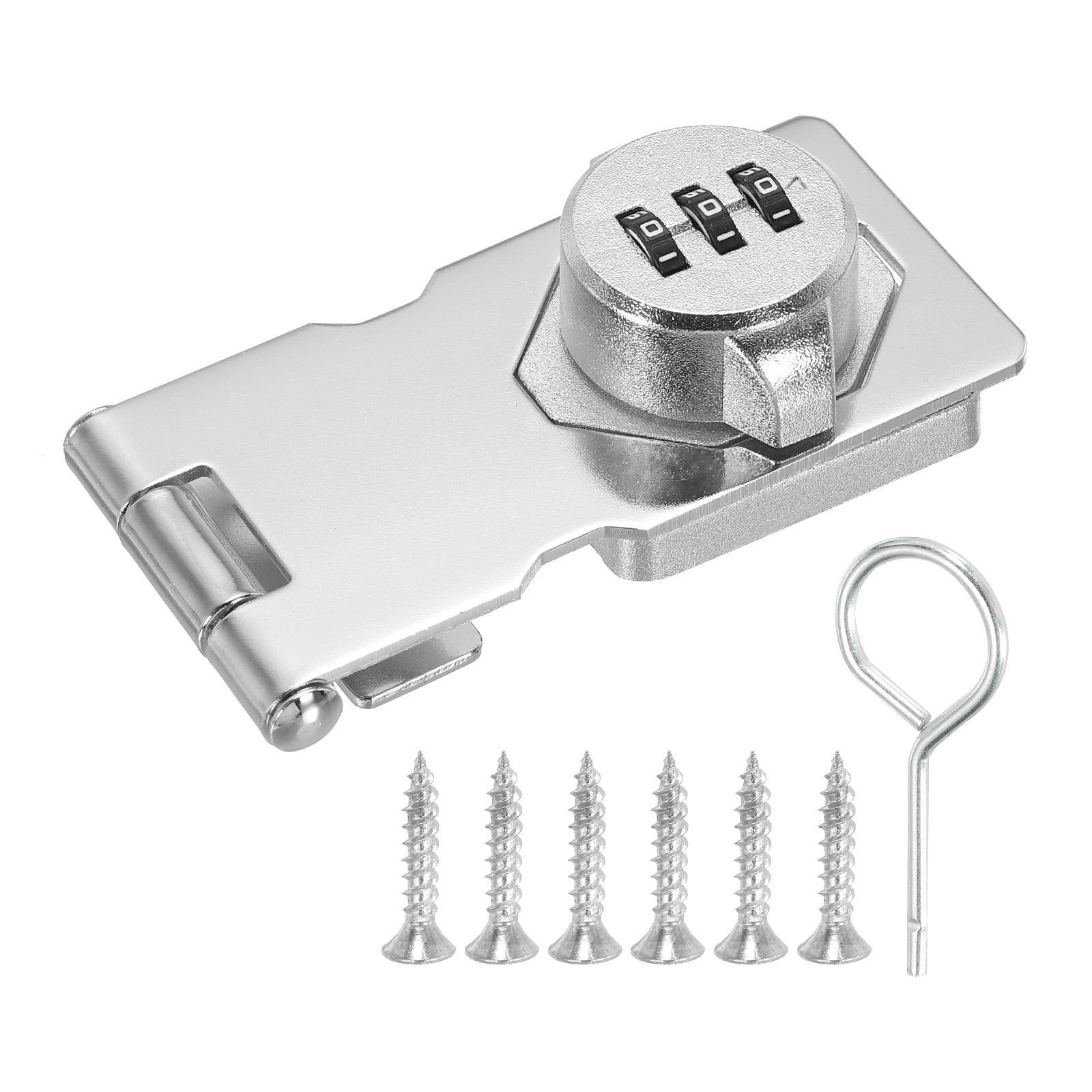 Uxcell Double Hole Cabinet Combination Lock, Cabinet Password Hasp ...