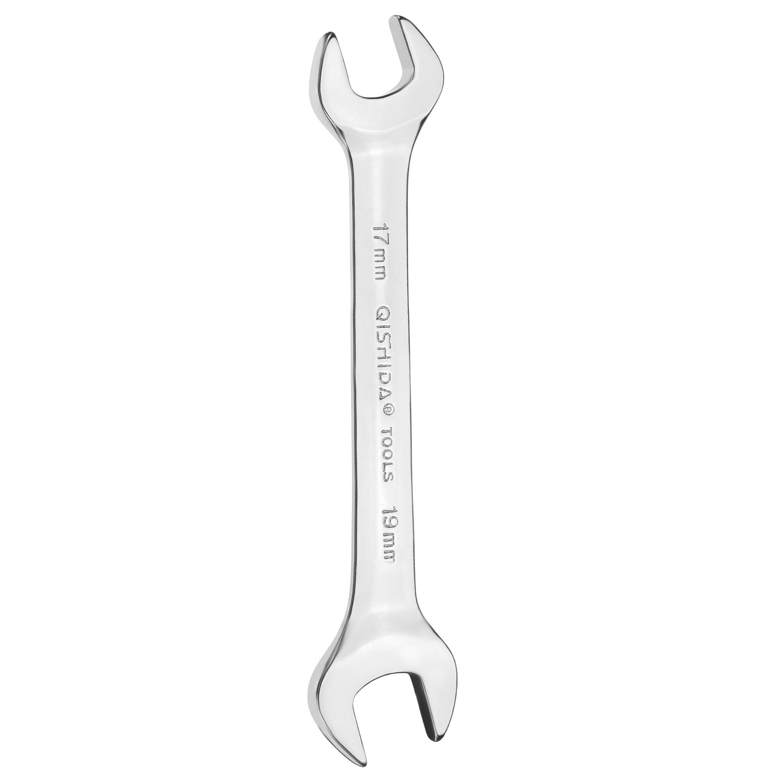 Uxcell Double Open End Wrench 17mm x 19mm Metric 15 Degree Offset Angle ...
