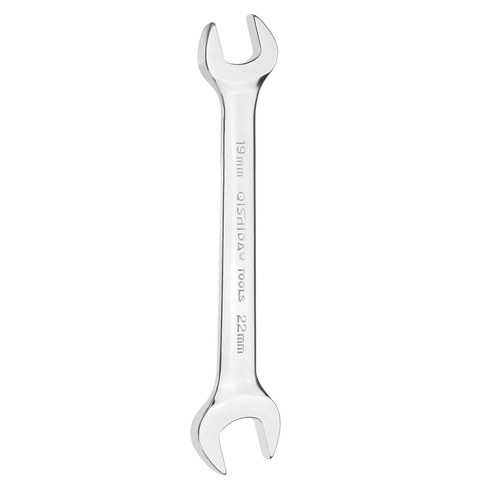 Uxcell Double Open End Wrench 19mm x 22mm Metric 15 Degree Offset Angle ...