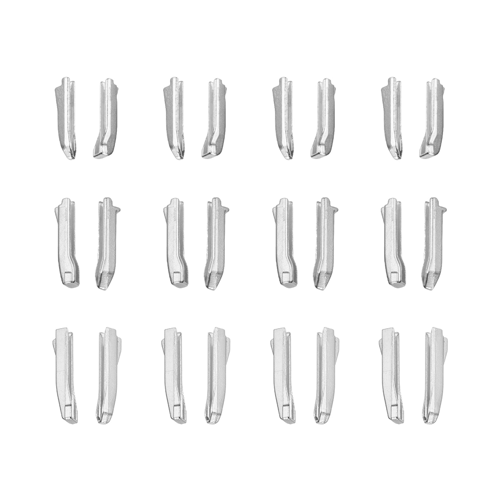 Uxcell Double Open Zipper Repair Latch Kits, 3Sizes Insert Pins Two-Way ...