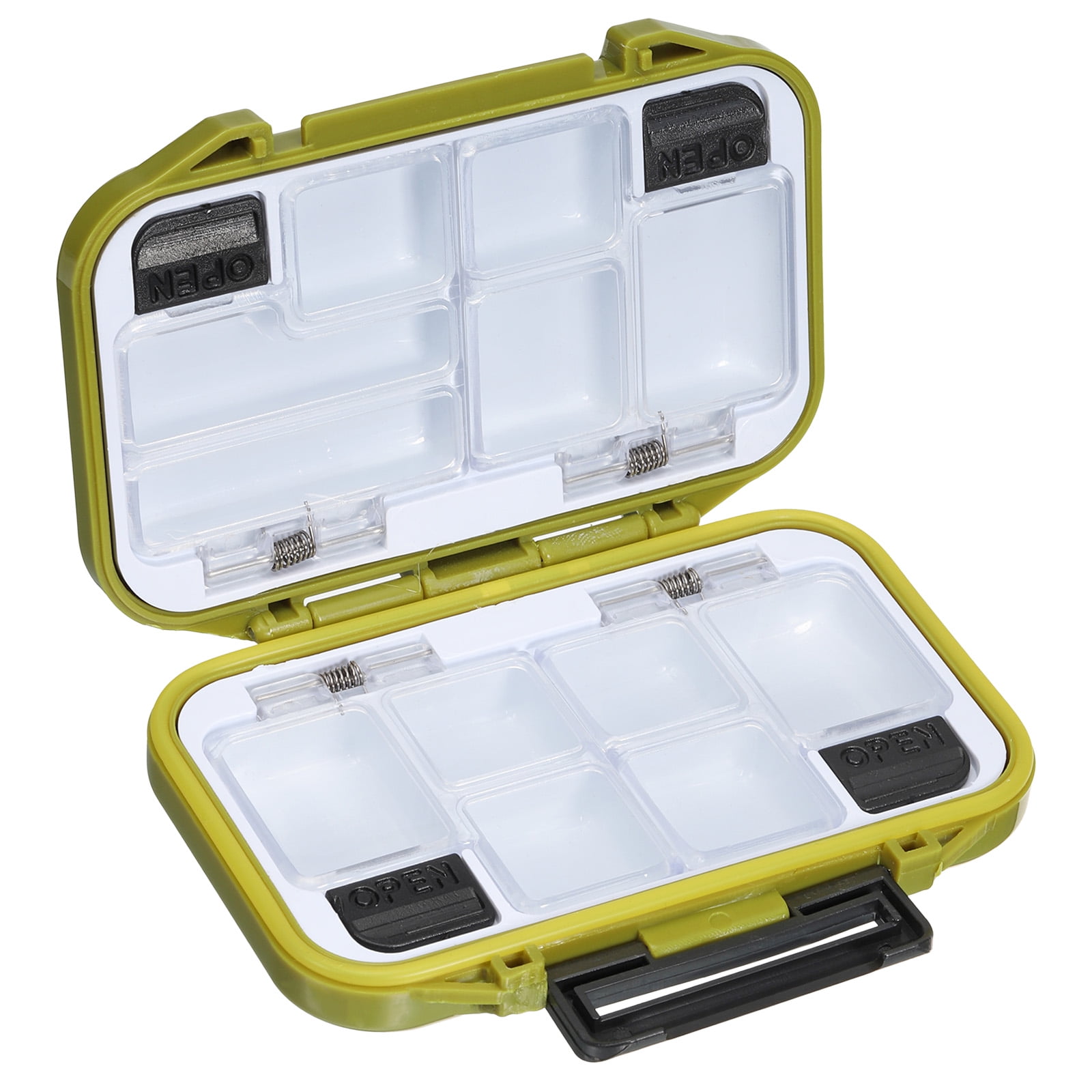 Uxcell Double Side Fishing Lure Box Tackle Bait Small Case Container ...