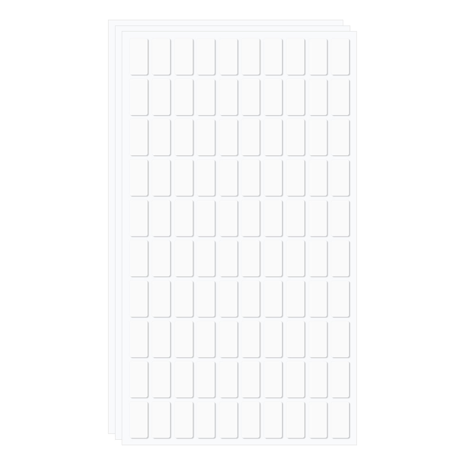 Uxcell Double Sided Adhesive Dots, 300 Pack Clear Sticky Tack Rectangle ...