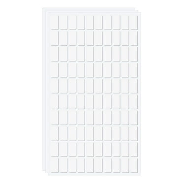 Uxcell 1" Double Sided Adhesive Dots, 100 Pack Clear Sticky Tack Round ...